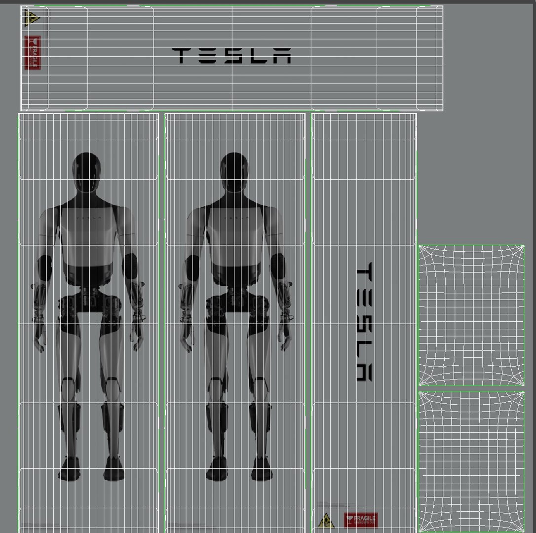 TESLA Humanoid Optimus Gen2 Robot Sealed BOX 3D Model - TurboSquid 2306152
