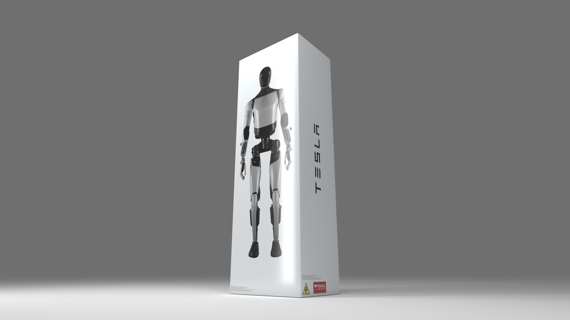 TESLA Humanoid Optimus Gen2 Robot Sealed BOX 3D Model - TurboSquid 2306152