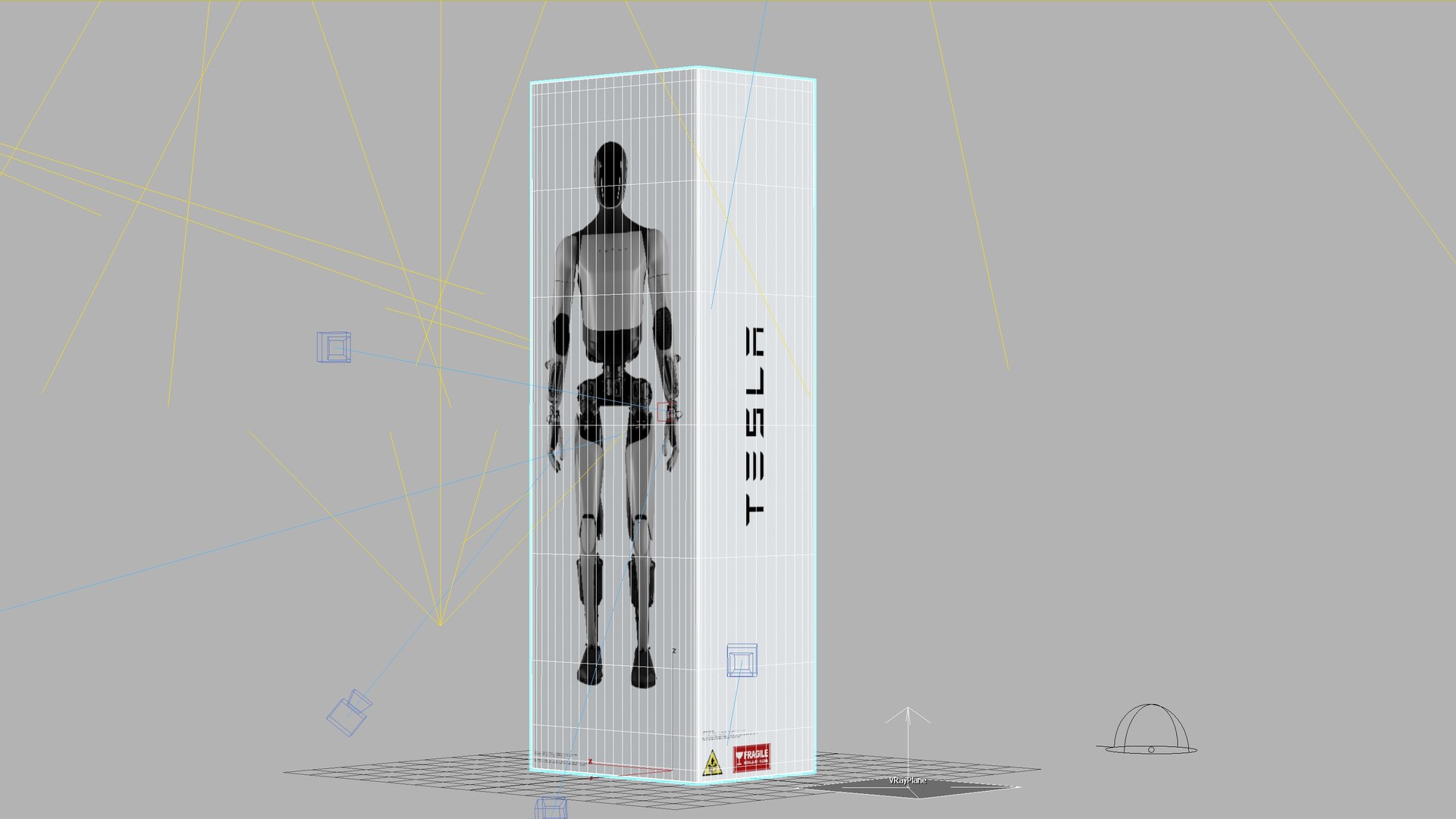 TESLA Humanoid Optimus Gen2 Robot Sealed BOX 3D Model - TurboSquid 2306152