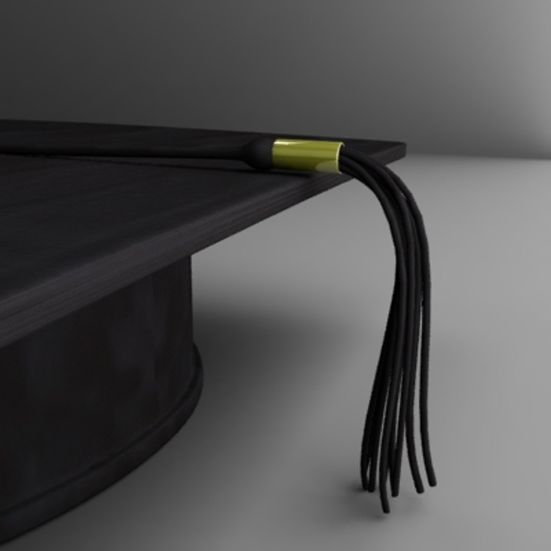Graduation Cap Diploma 3d Model