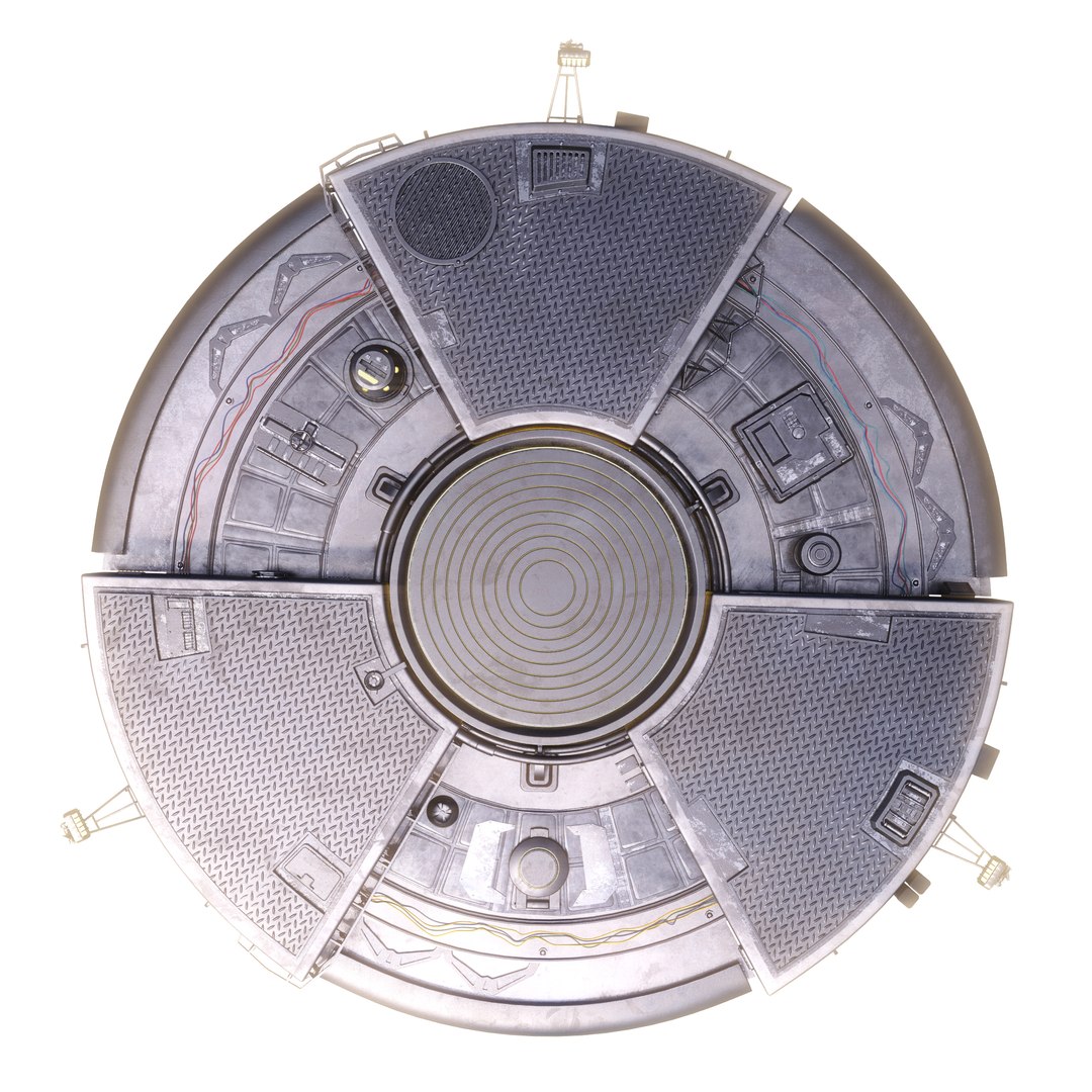Sci Fi Turntable 3d Model