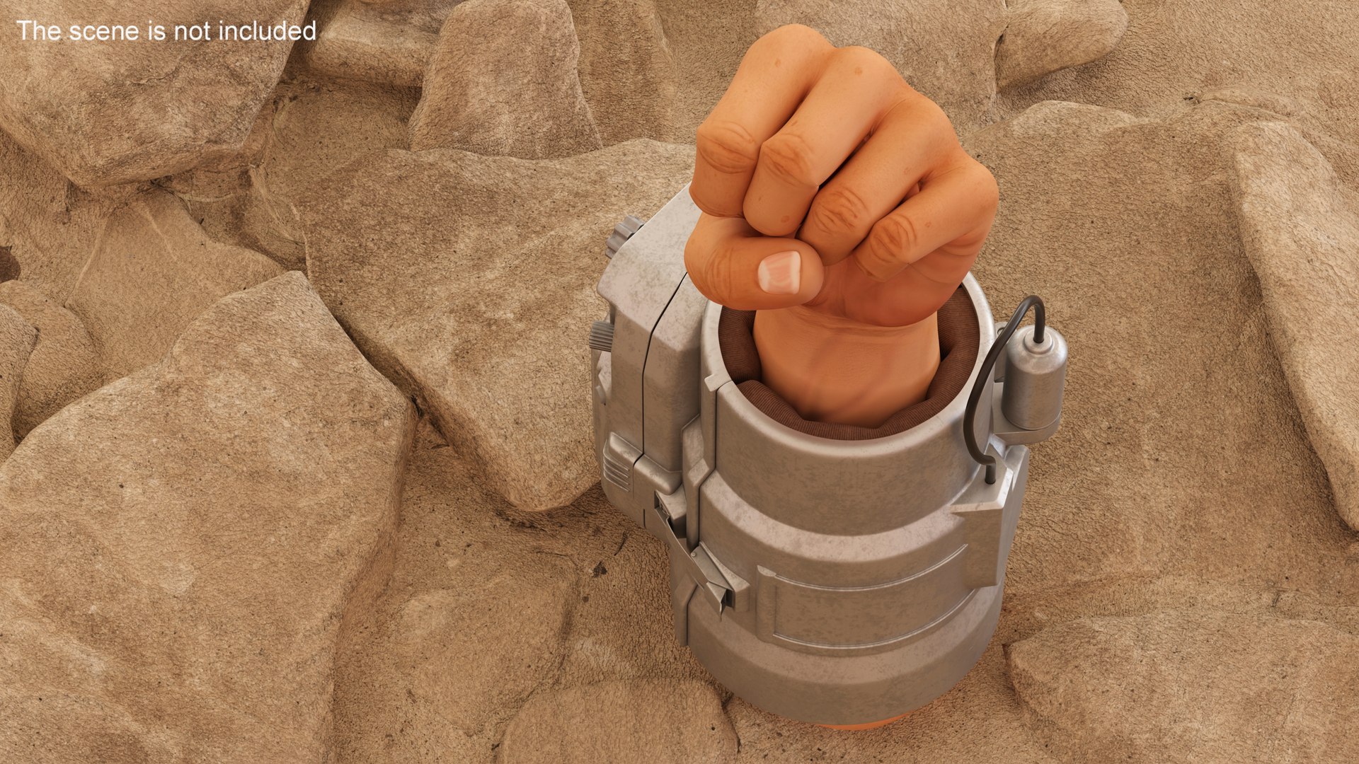 3D Fallout Pip Boy On The Human Arm - TurboSquid 2256353