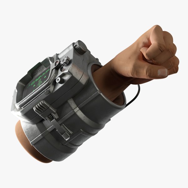 modelo 3d Fallout Pip Boy en el brazo humano - TurboSquid 2256353