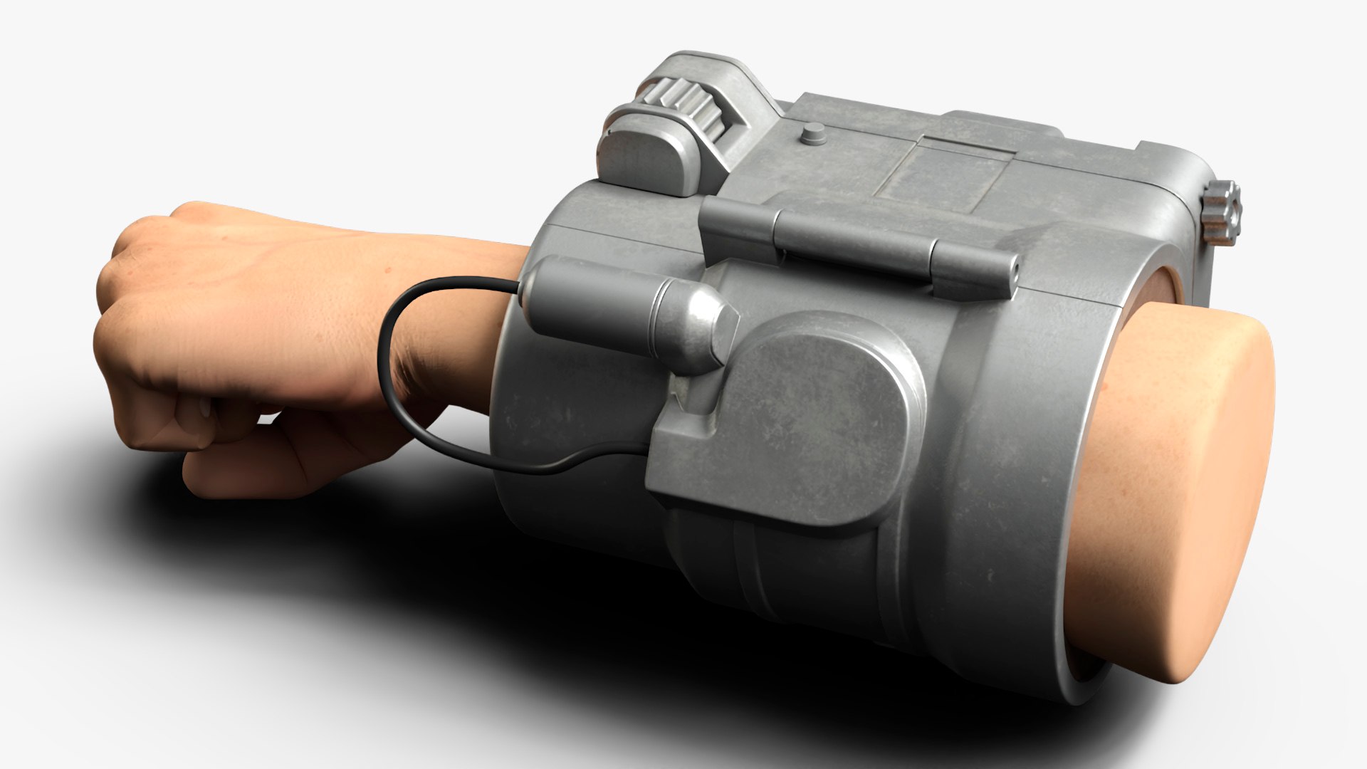 3D Fallout Pip Boy On The Human Arm - TurboSquid 2256353