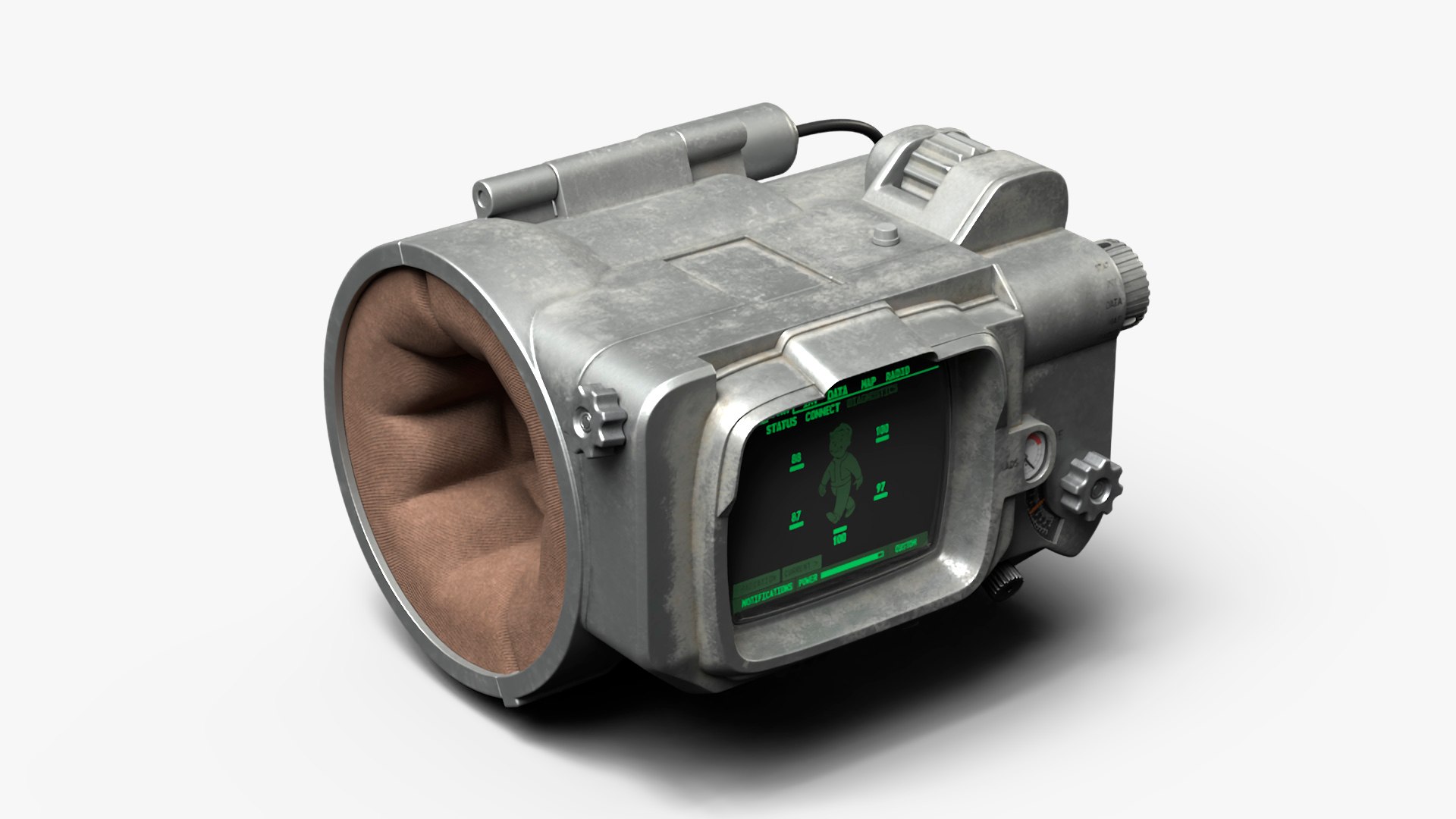 3D Fallout Pip Boy On The Human Arm - TurboSquid 2256353