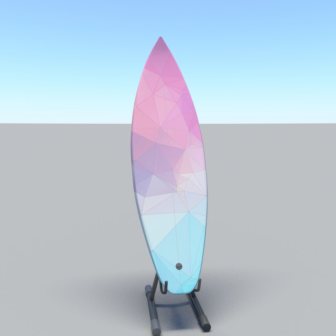 3D Surfboard V4 Model - TurboSquid 1168648