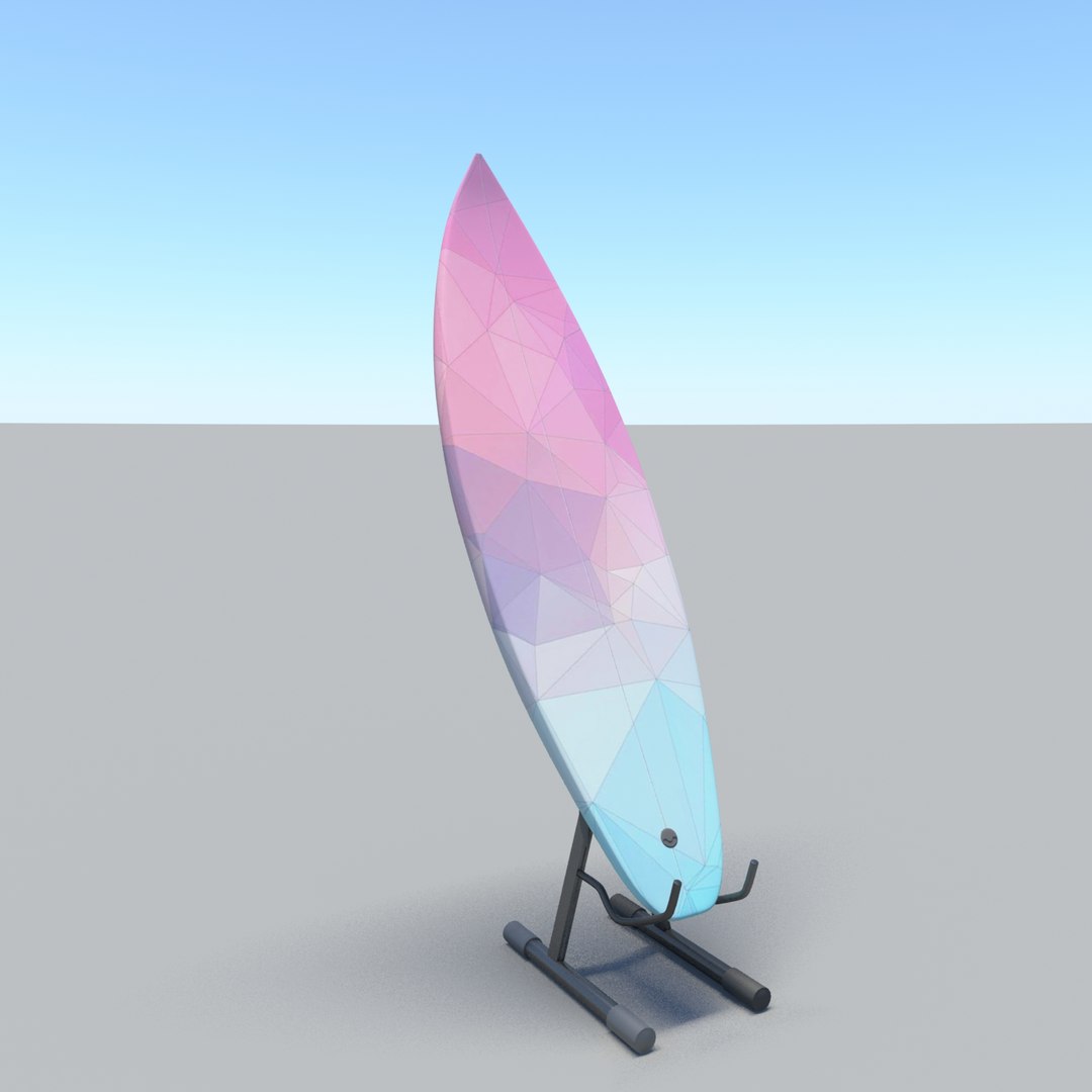 3D Surfboard V4 Model - TurboSquid 1168648