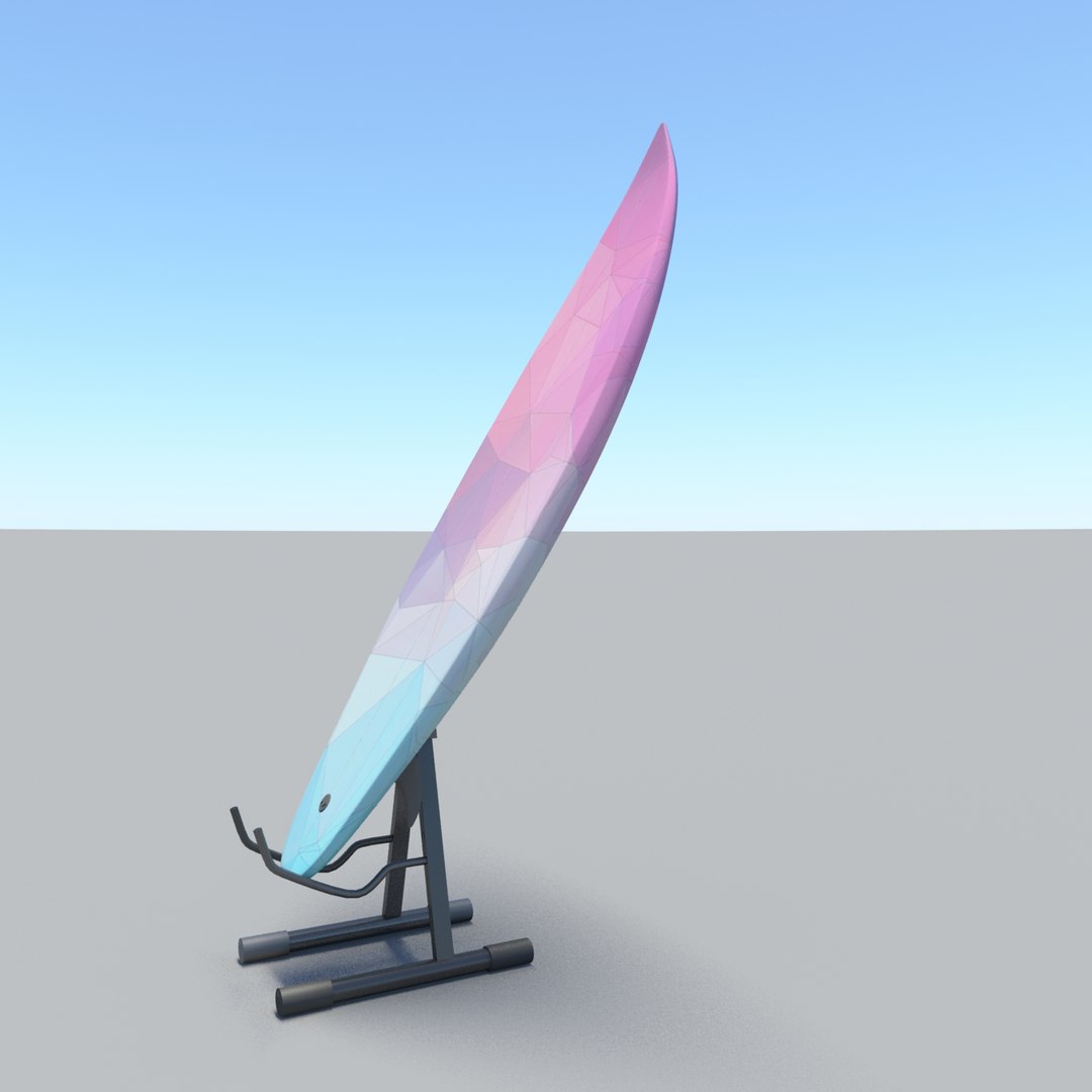 3D Surfboard V4 Model - TurboSquid 1168648