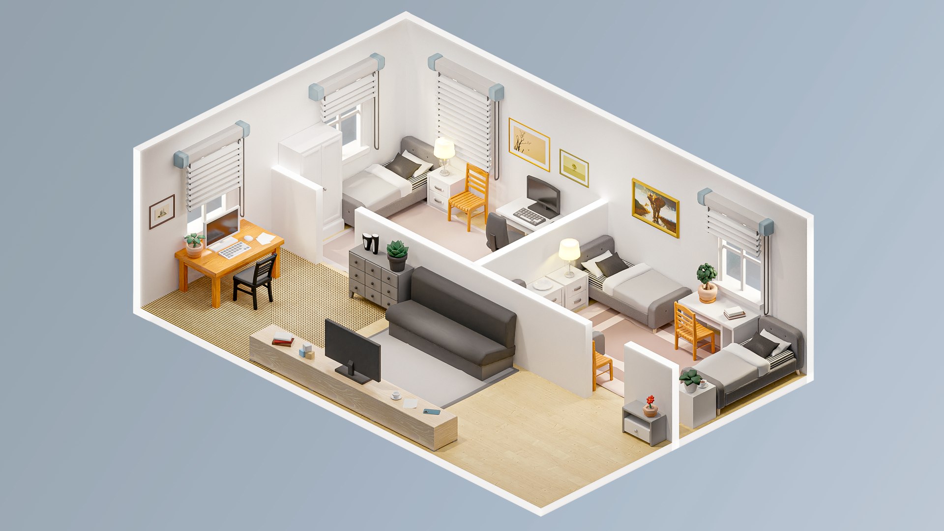 3D Model Room 53 - TurboSquid 2152168