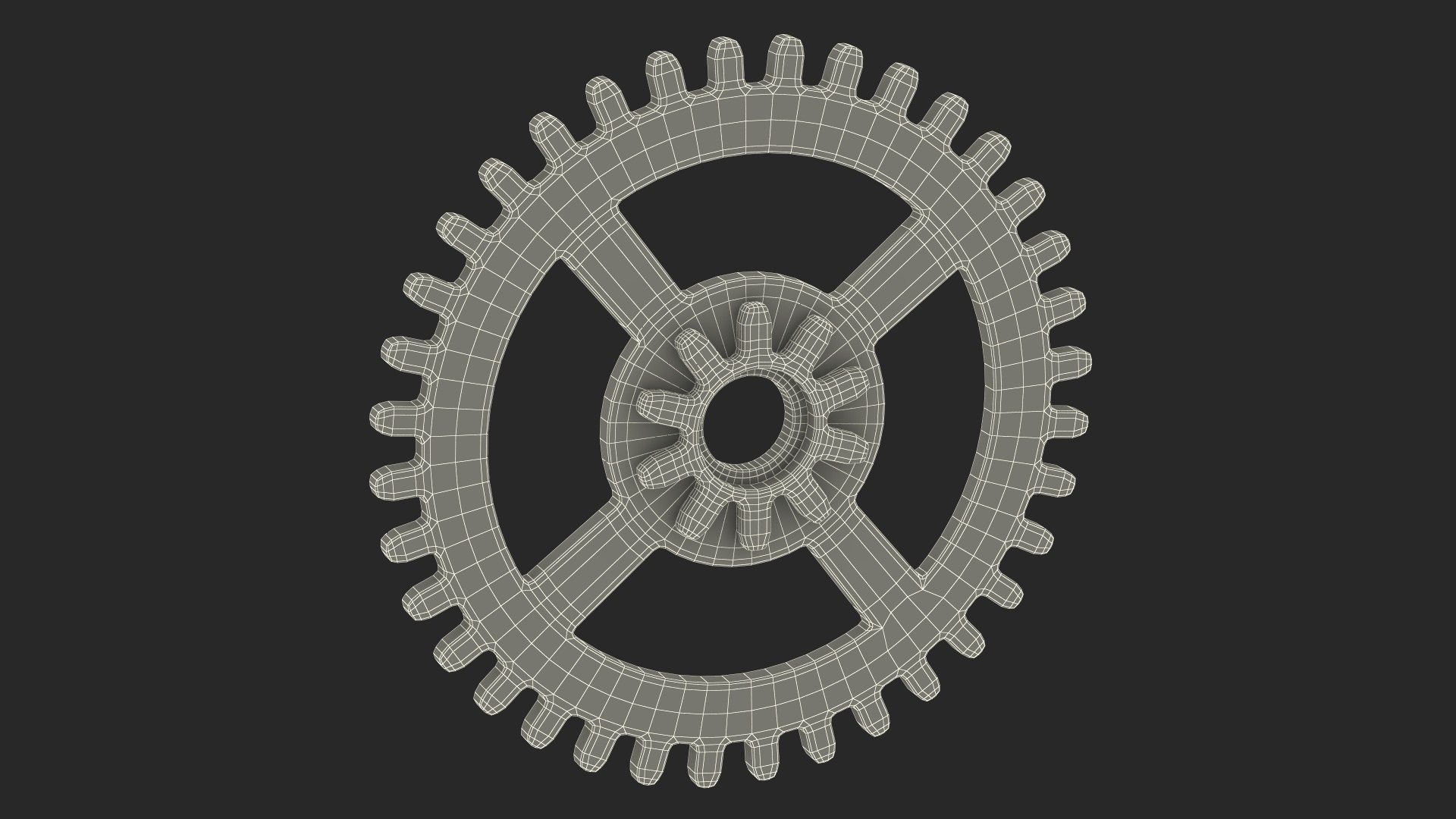 3D Pendulum Clock Gear model - TurboSquid 2163460