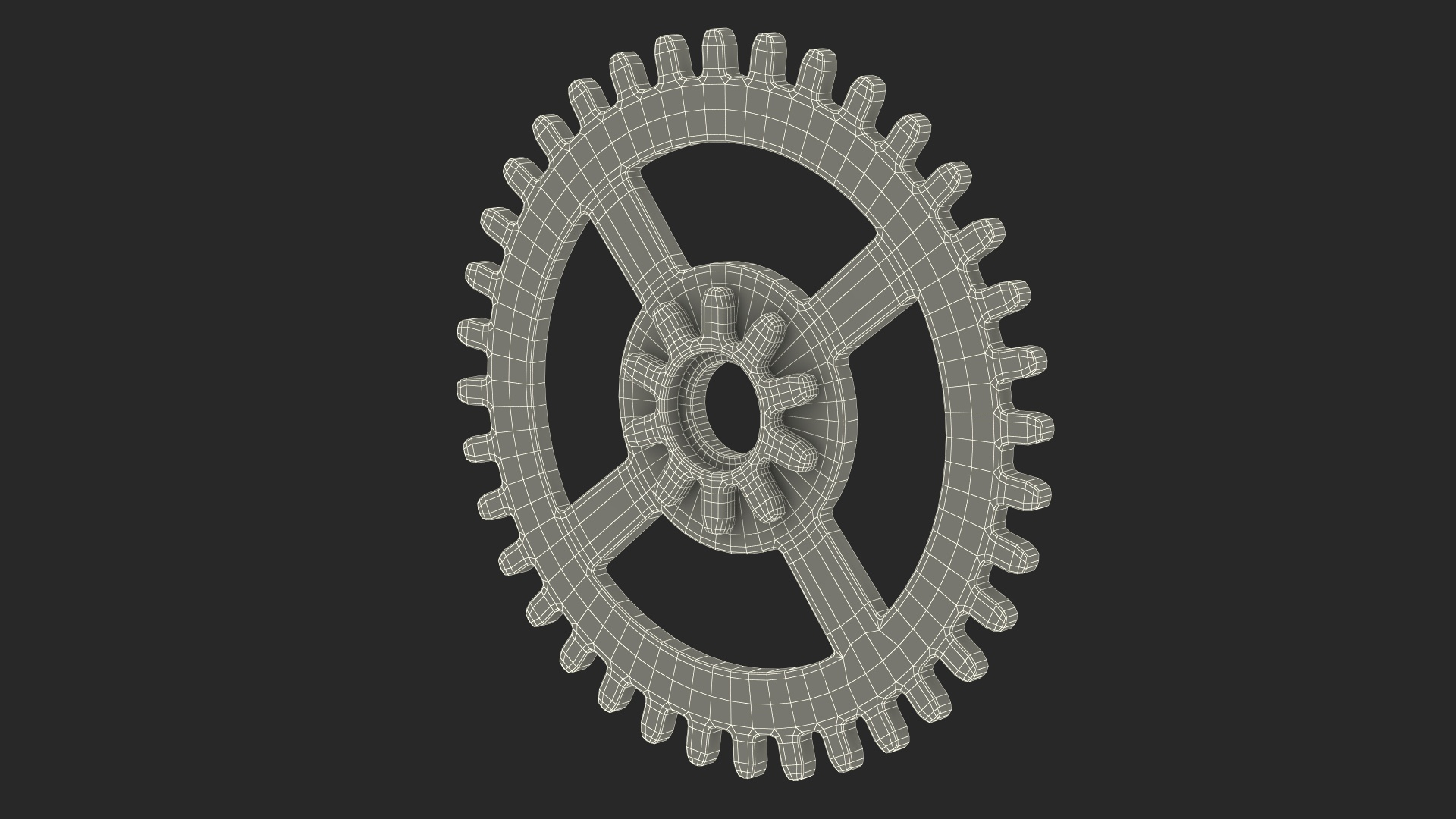 3D Pendulum Clock Gear model - TurboSquid 2163460