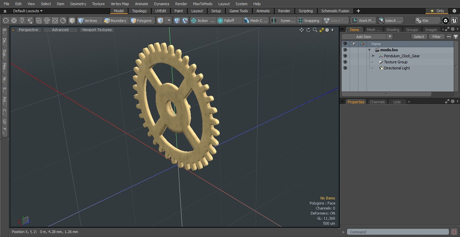 3D Pendulum Clock Gear model - TurboSquid 2163460