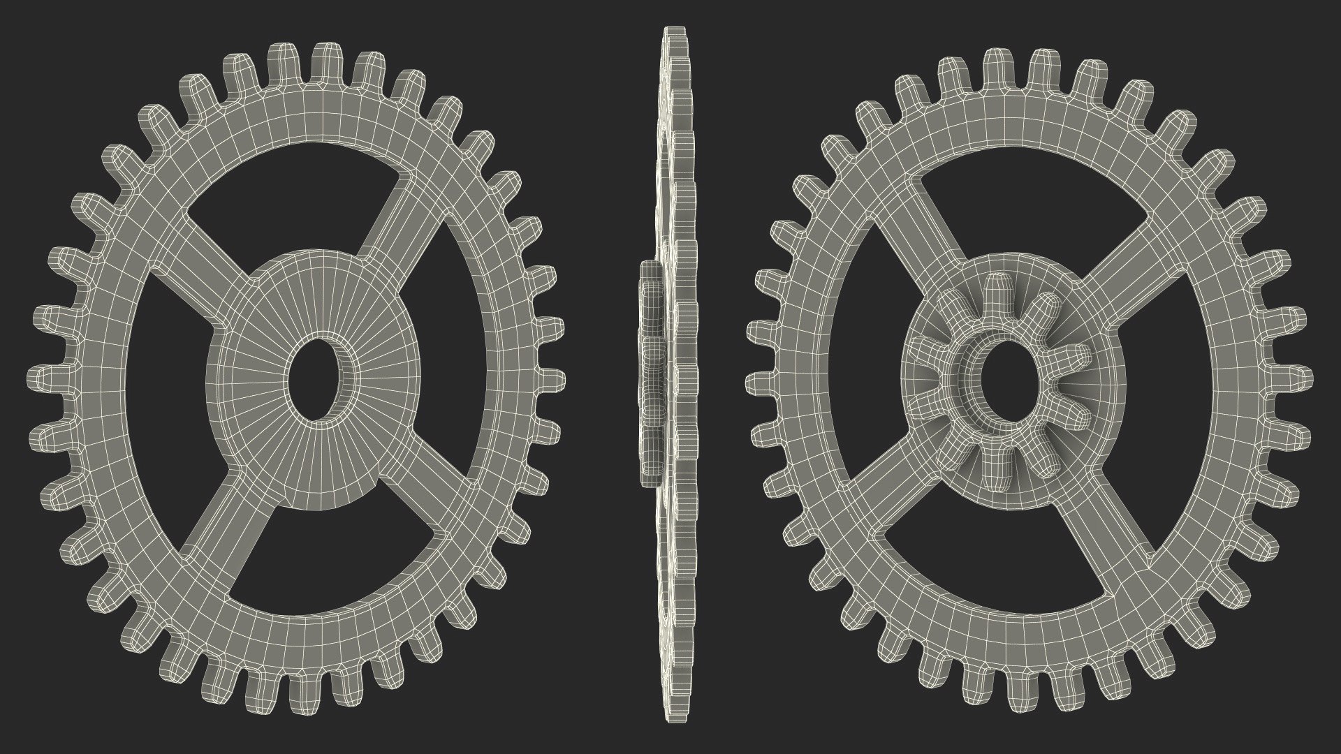 3D Pendulum Clock Gear model - TurboSquid 2163460