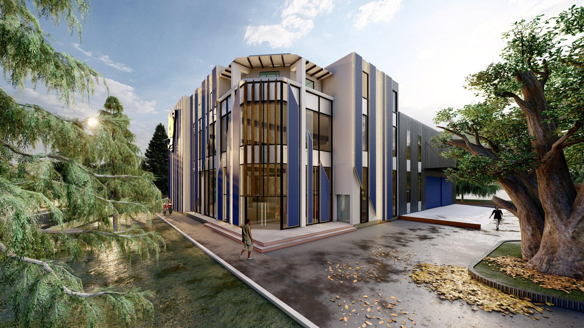 UntitledModern Building Environment High Quality Renders 3D Model ...