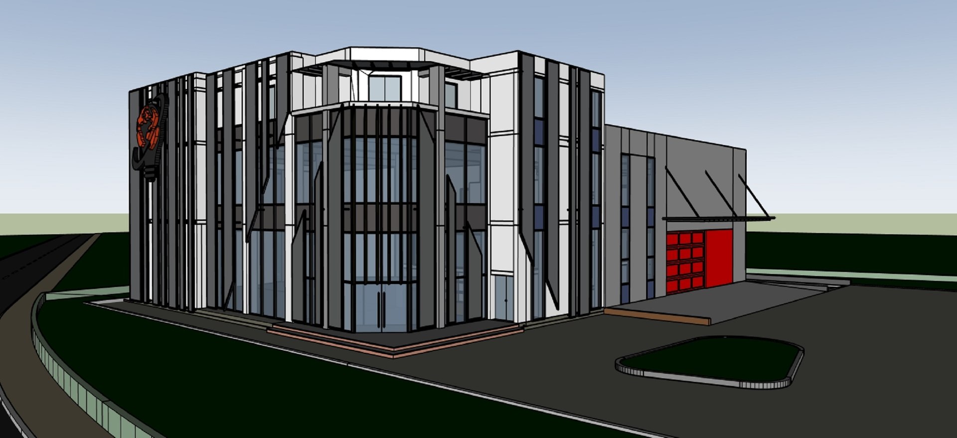 UntitledModern Building Environment High Quality Renders 3D Model ...