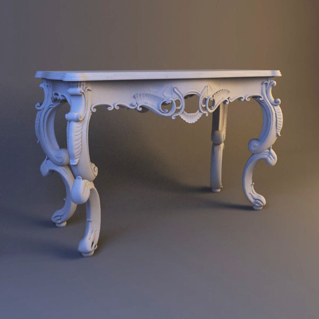 3d Model Classic Table