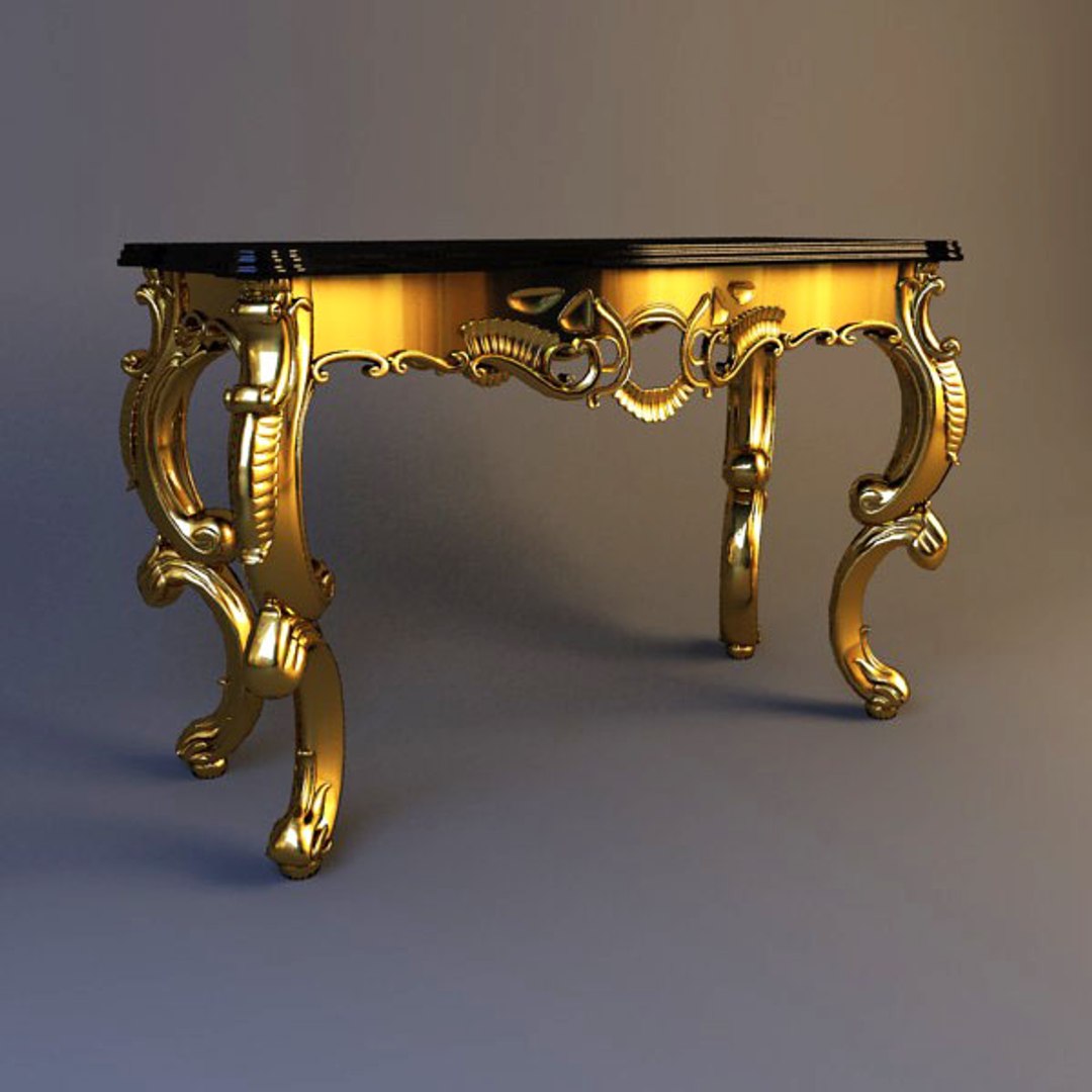 3d Model Classic Table