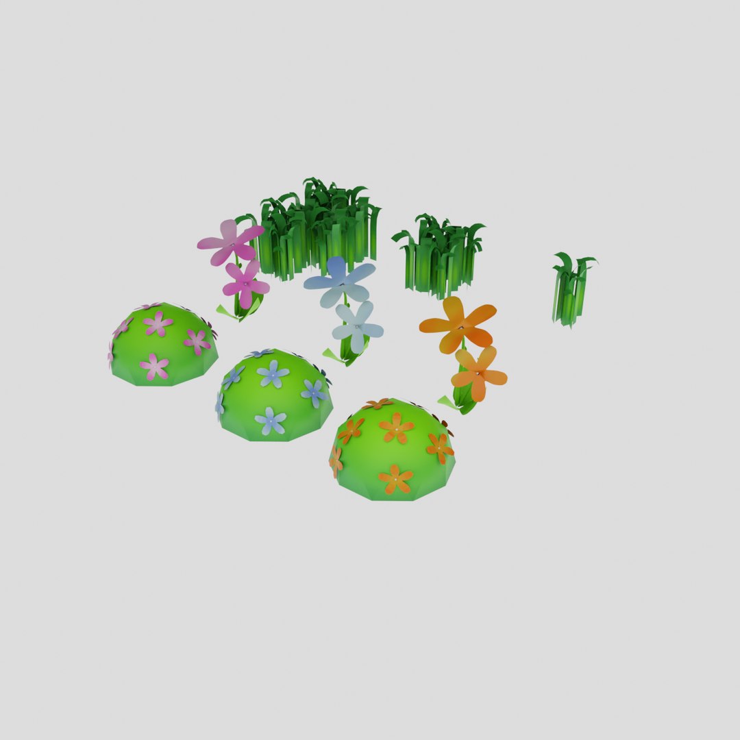 PlantsStylized Model - TurboSquid 2123321