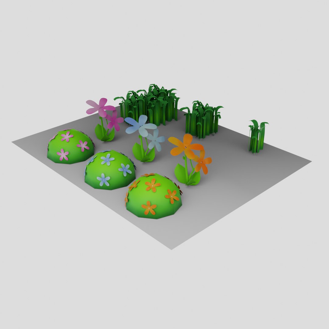 PlantsStylized Model - TurboSquid 2123321