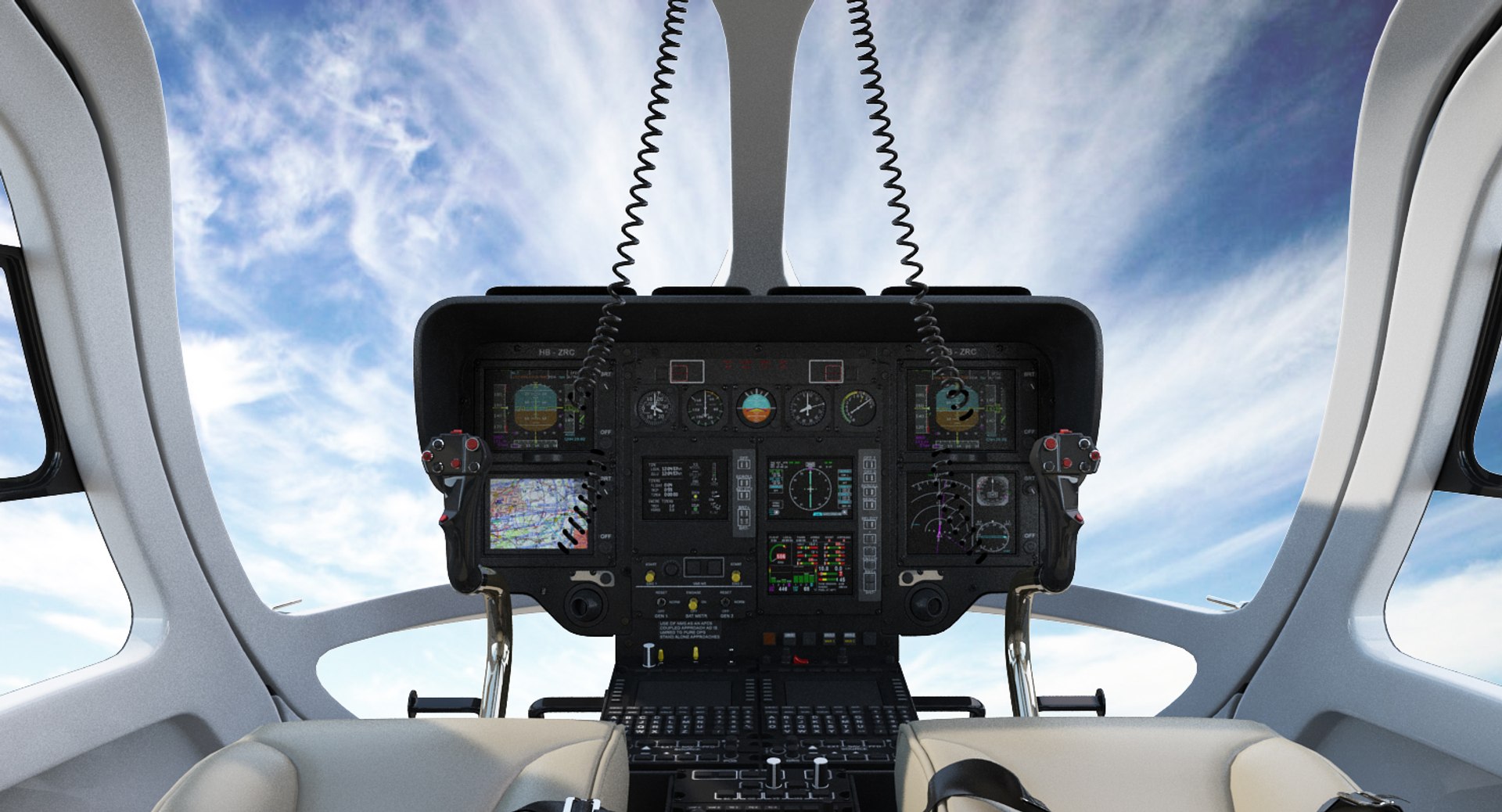 Eurocopter ec145 medical helicopter interior 3D model - TurboSquid 1197639