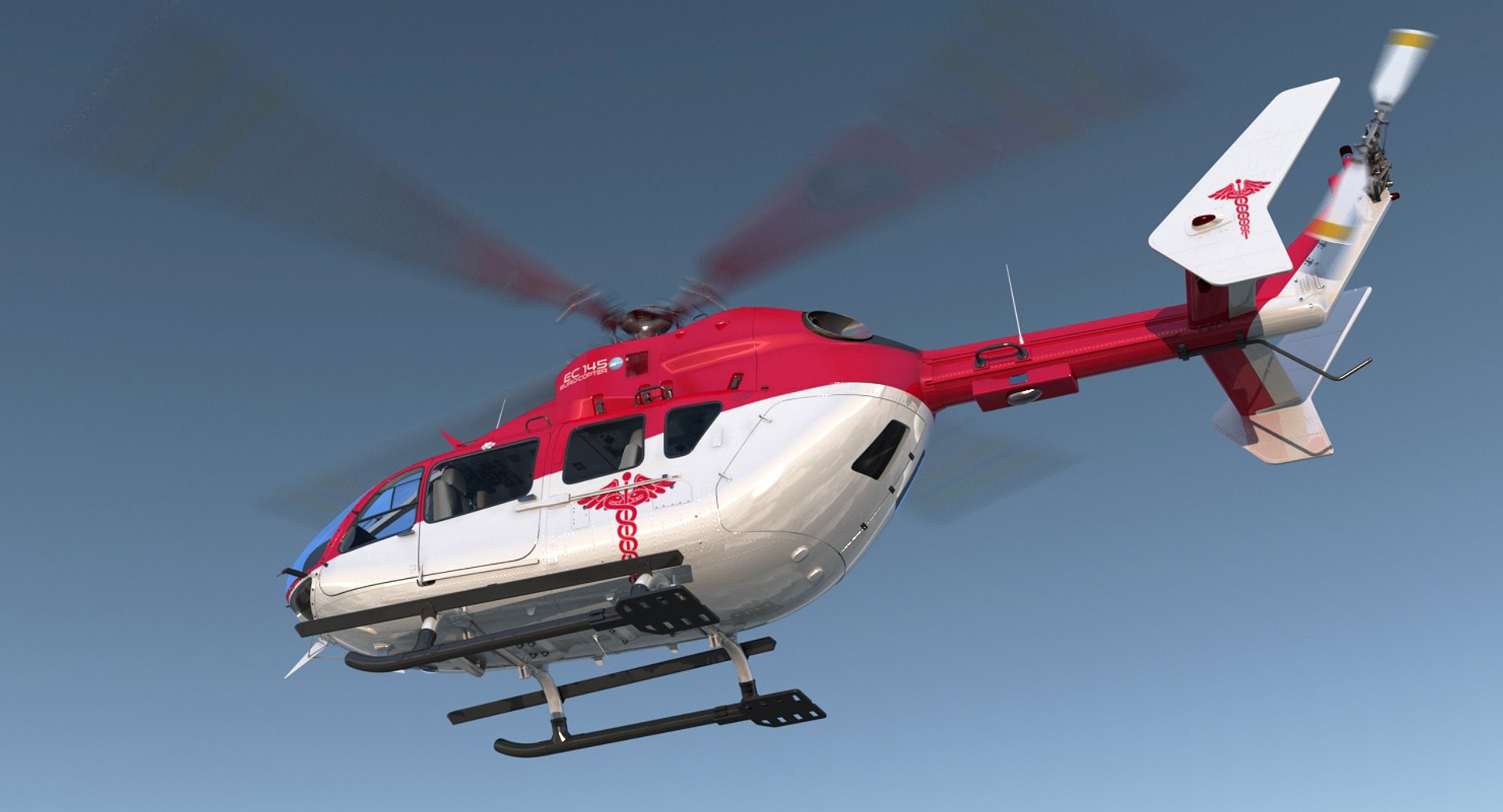 Eurocopter ec145 medical helicopter interior 3D model - TurboSquid 1197639