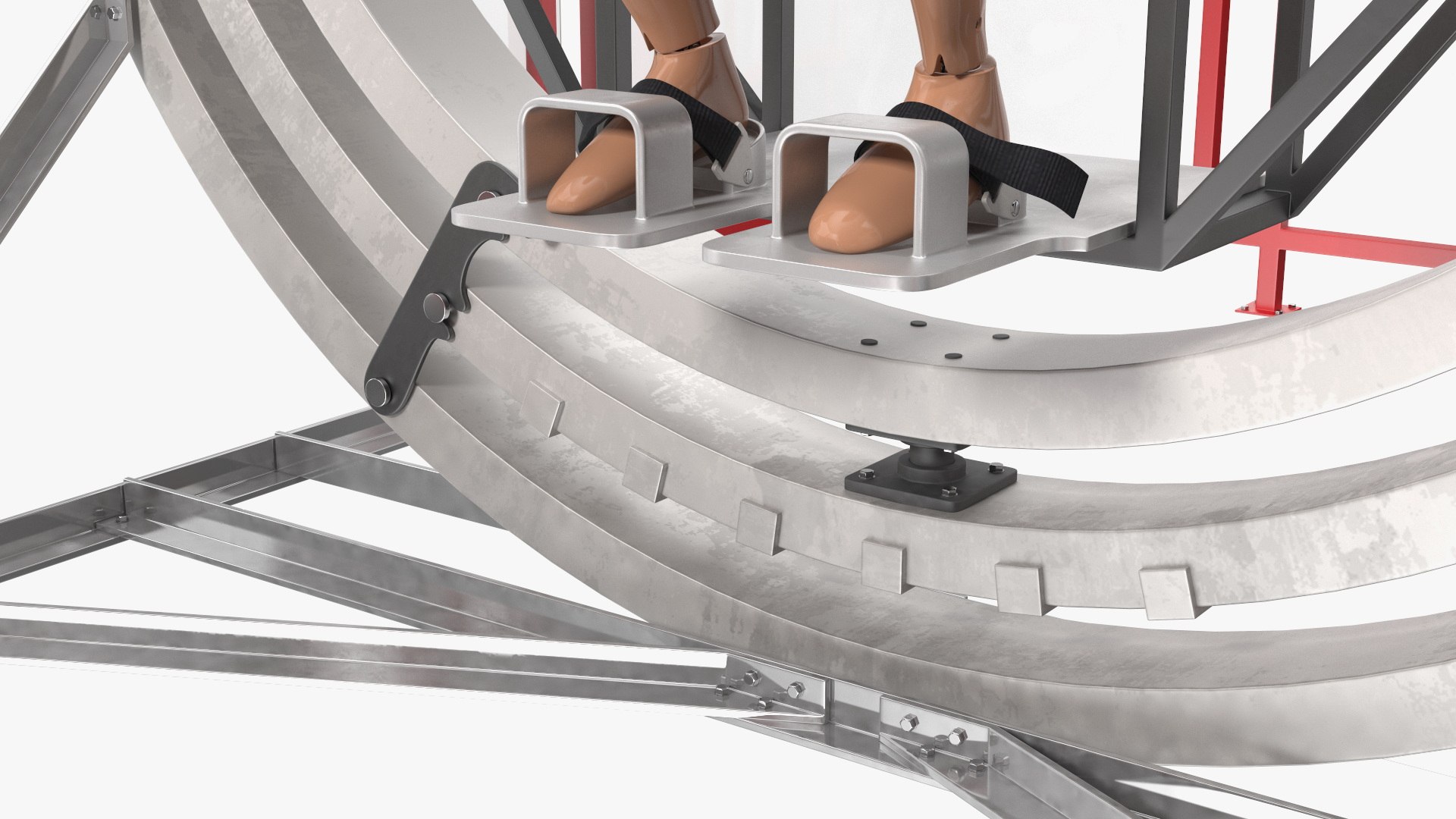 3D Astronaut Training Device with Mannequin - TurboSquid 2136809