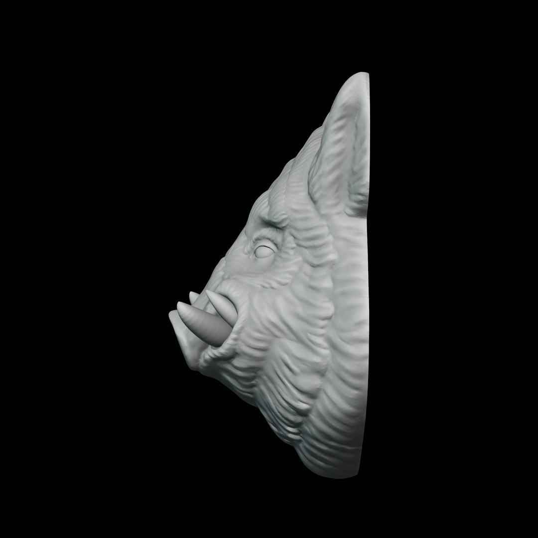 3D Model Boar Decor - TurboSquid 1831238