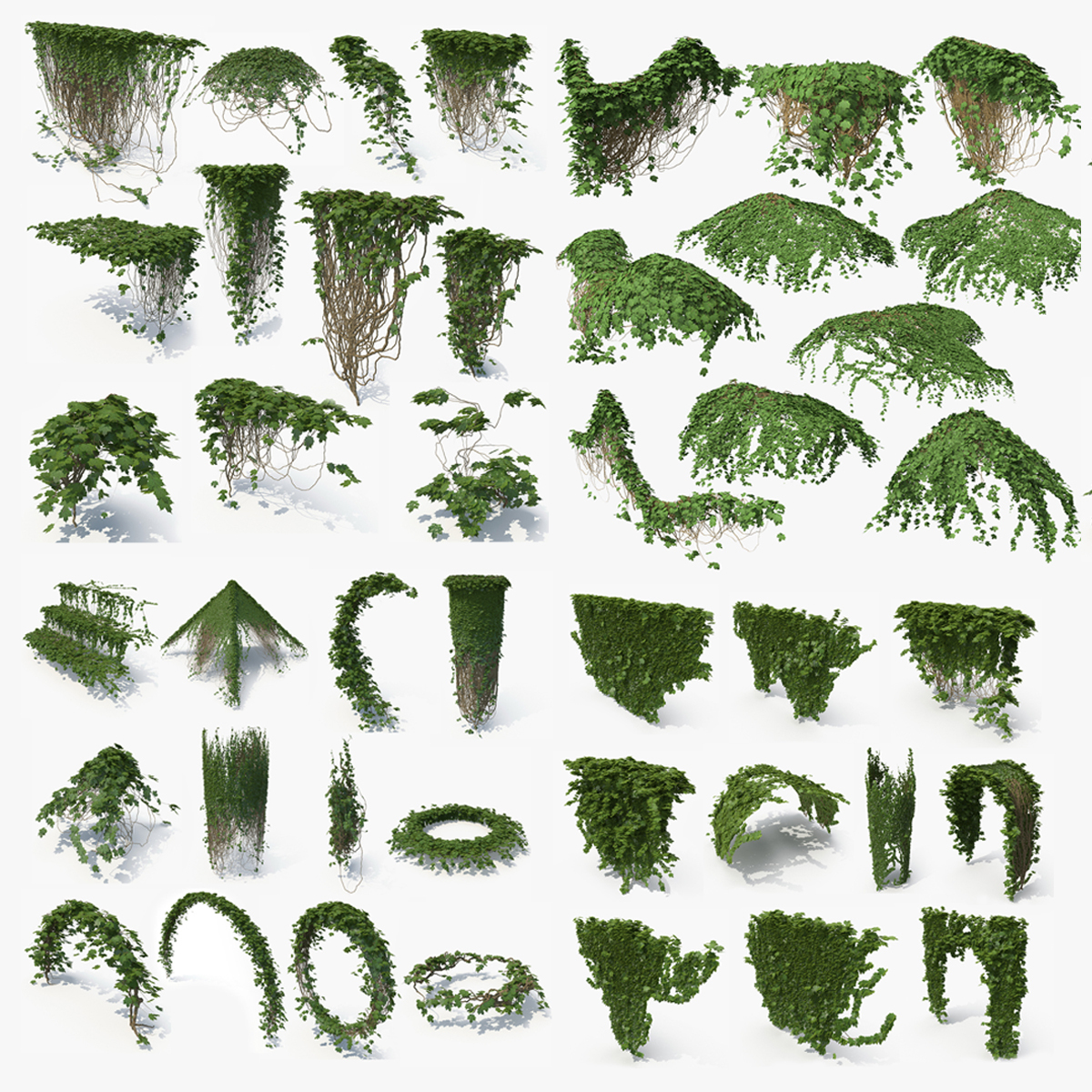 3D 43 Ivy Models model - TurboSquid 1777912