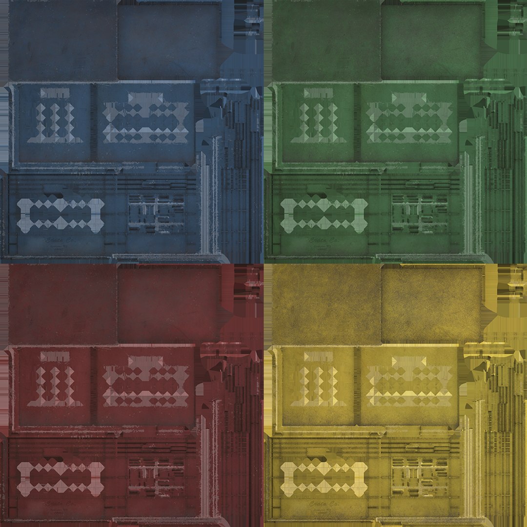 Plastic Crate 3d Max