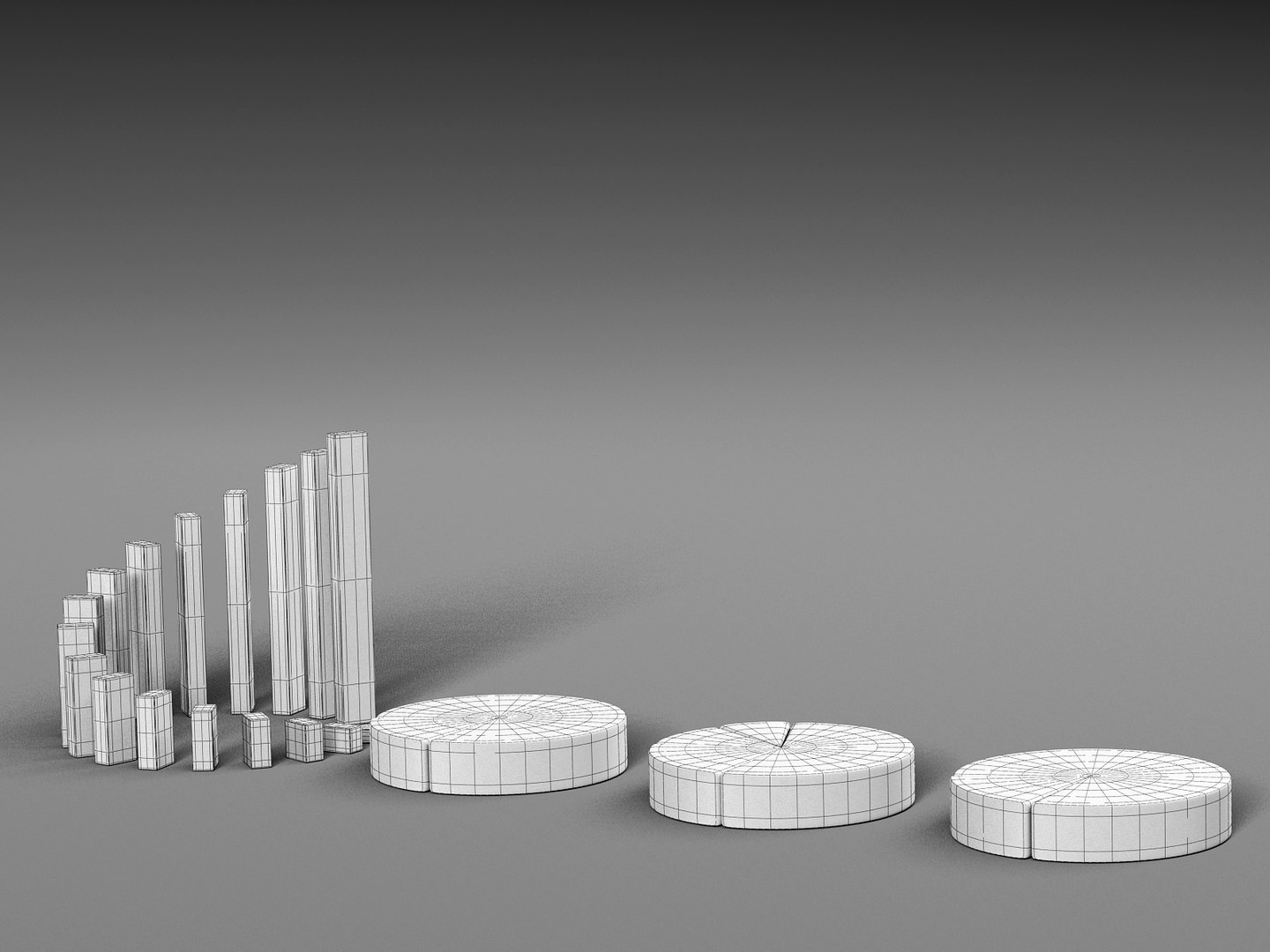 3D Pie Chart - TurboSquid 1323904