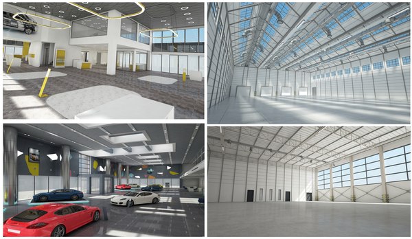 Car Dealership 3D Models for Download | TurboSquid