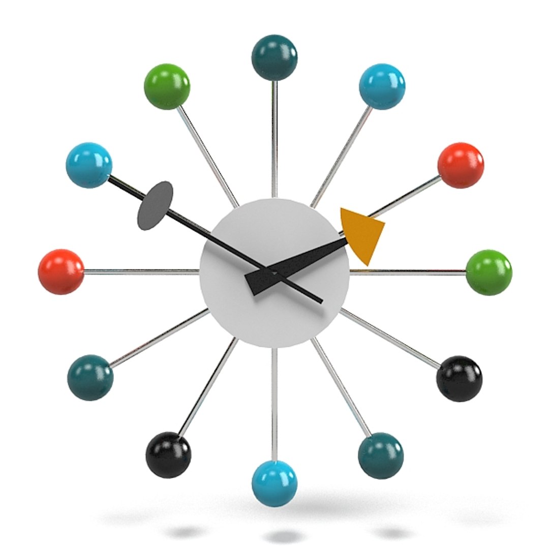 3d Ball Clock George Model