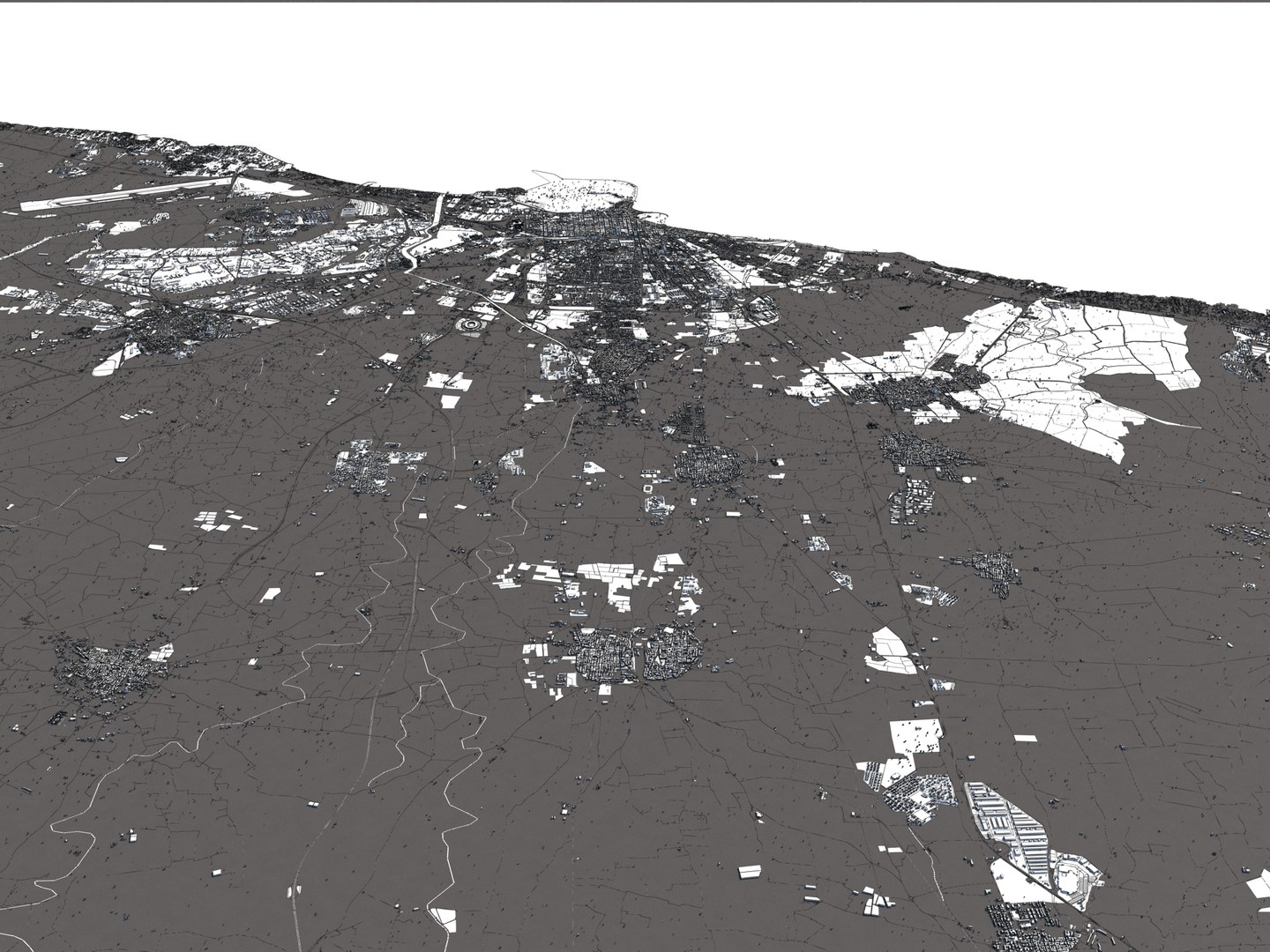 3D Buildings Houses Maps Model - TurboSquid 1520085