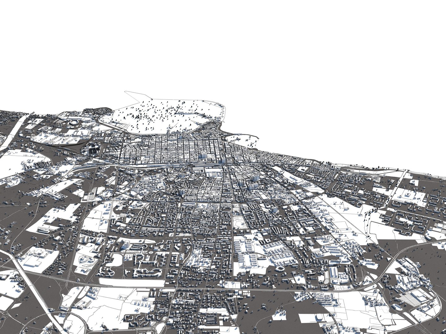 3D Buildings Houses Maps Model - TurboSquid 1520085