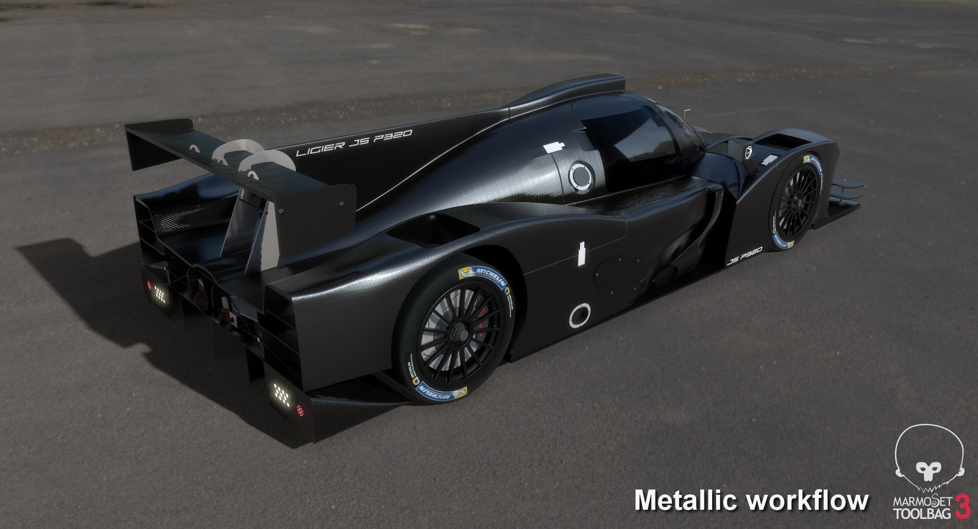 Ligier Js P320 Lmp3 3D - TurboSquid 1462878