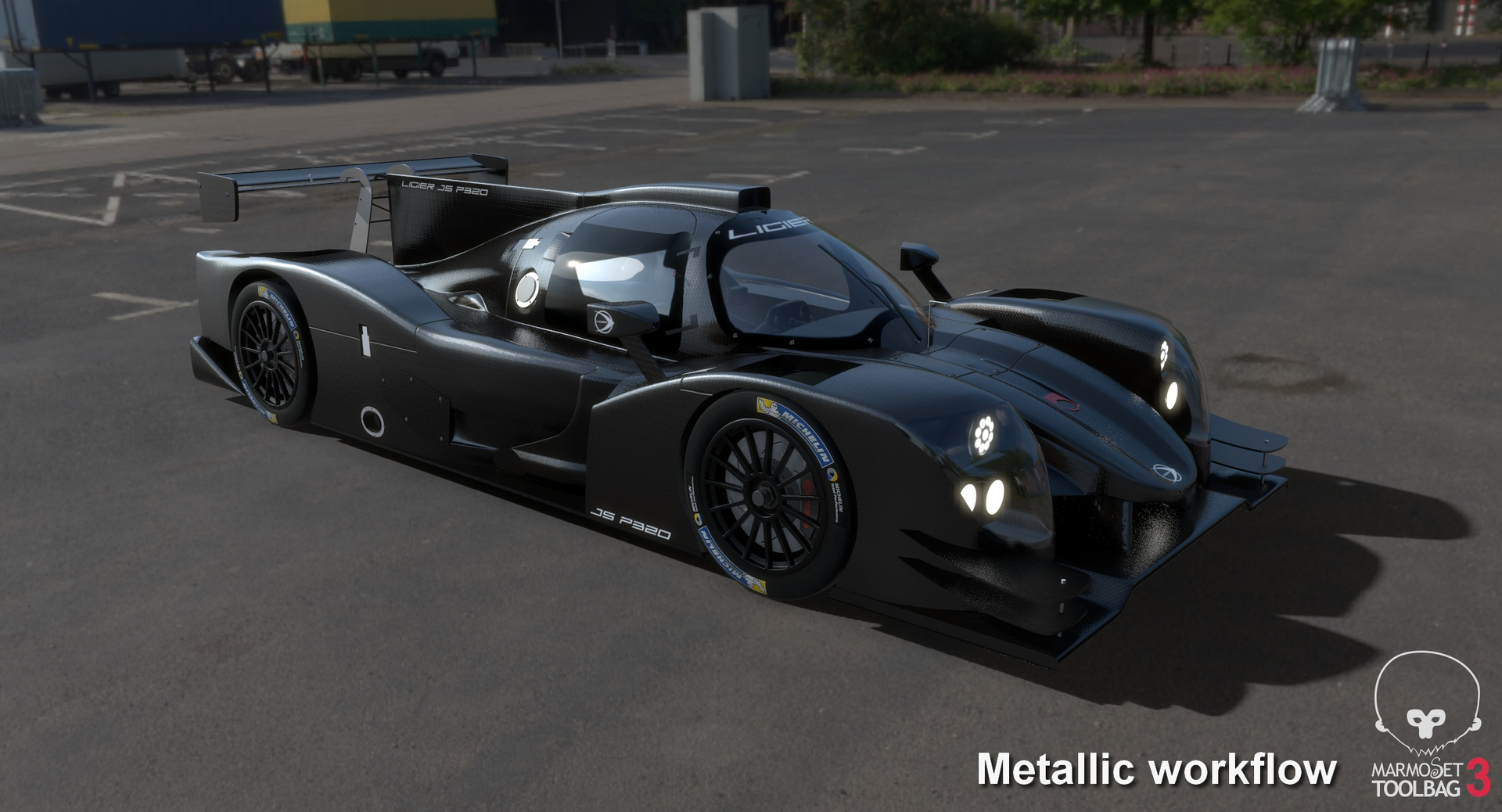Ligier js p320 lmp3 3D - TurboSquid 1462878