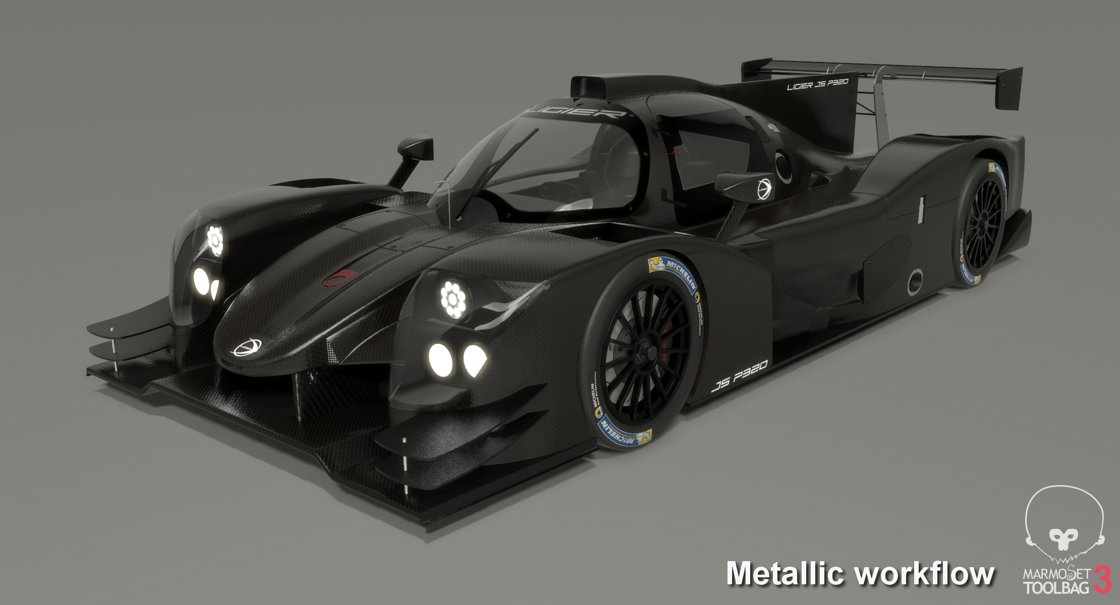 Ligier js p320 lmp3 3D - TurboSquid 1462878