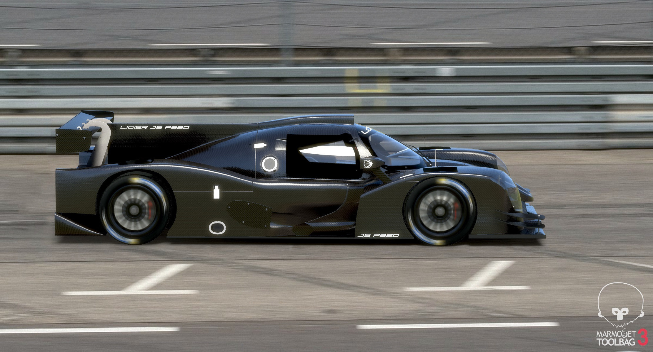 Ligier js p320 lmp3 3D - TurboSquid 1462878