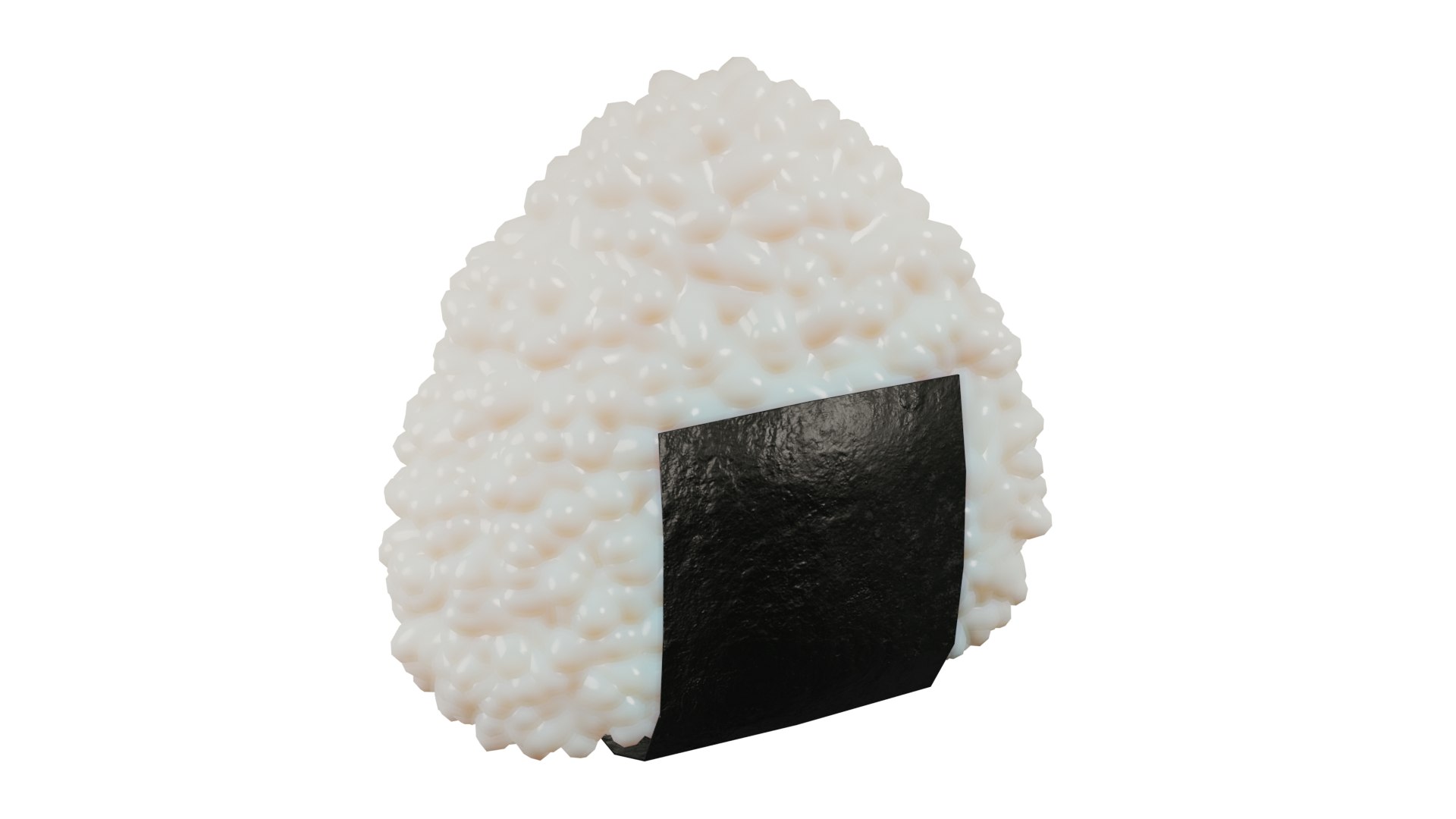 Onigiri Rice Ball 3D - TurboSquid 1847463