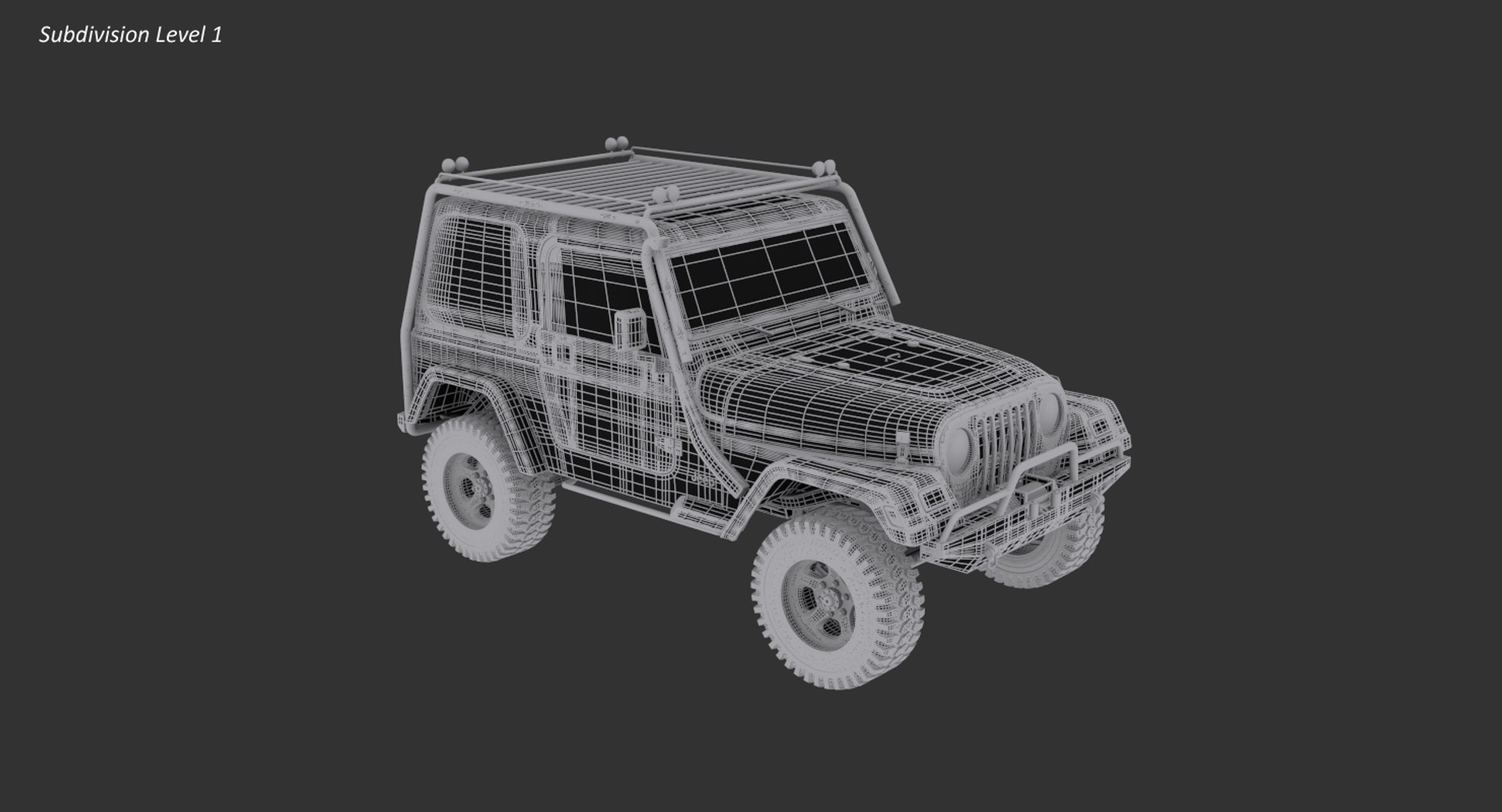 Jeep Wrangler Tj Offroad 3D Model - TurboSquid 1333302