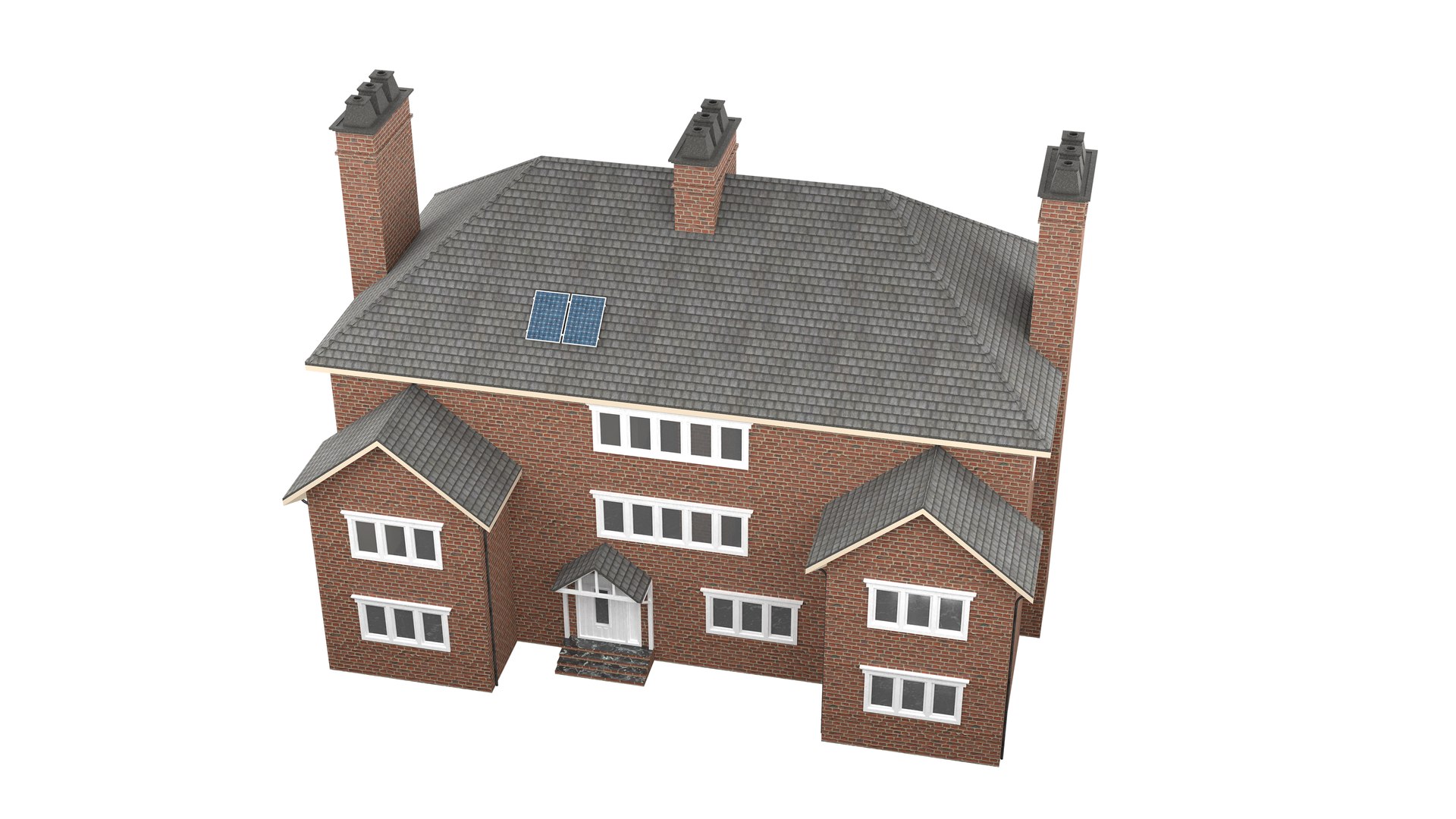 British House Design 02 3D Model - TurboSquid 2260986