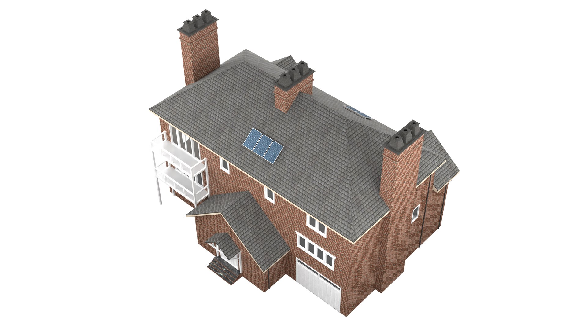 British House Design 02 3D Model - TurboSquid 2260986