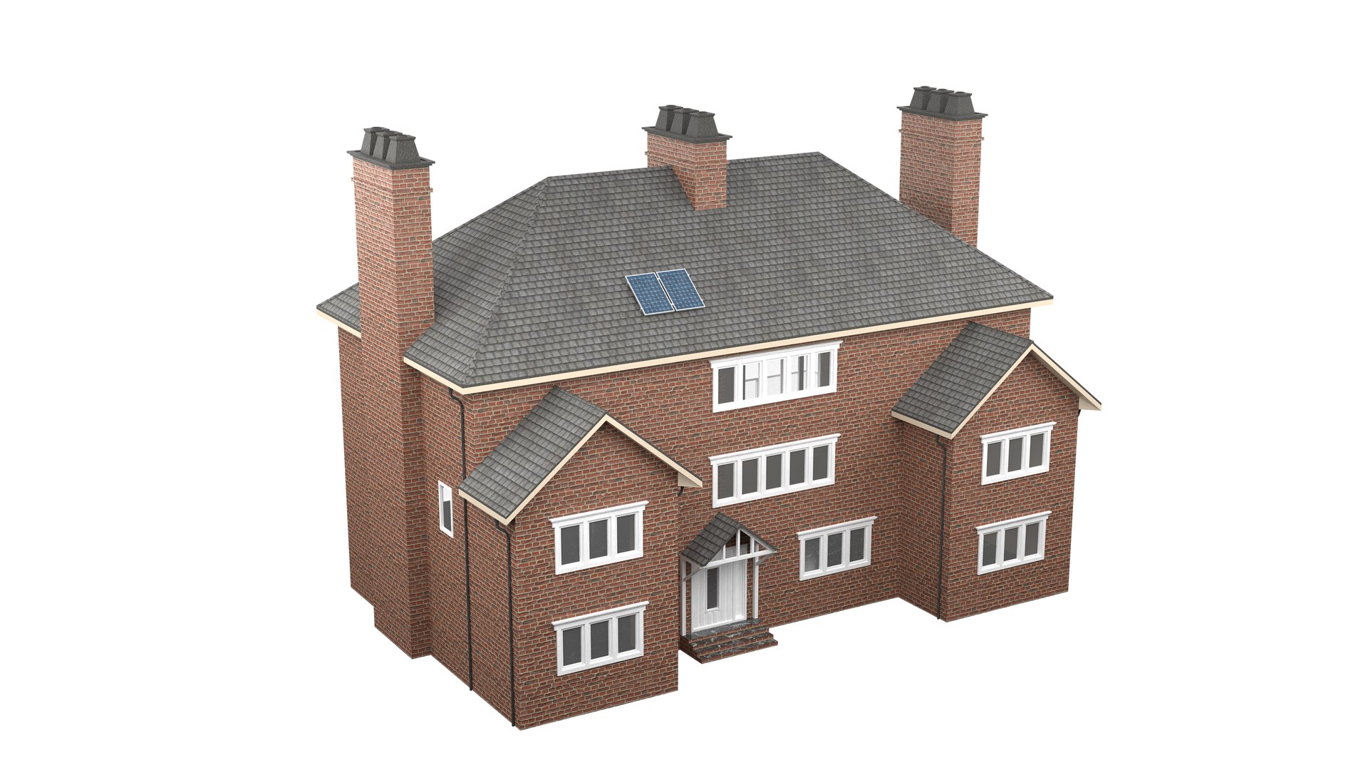 British House Design 02 3D Model - TurboSquid 2260986