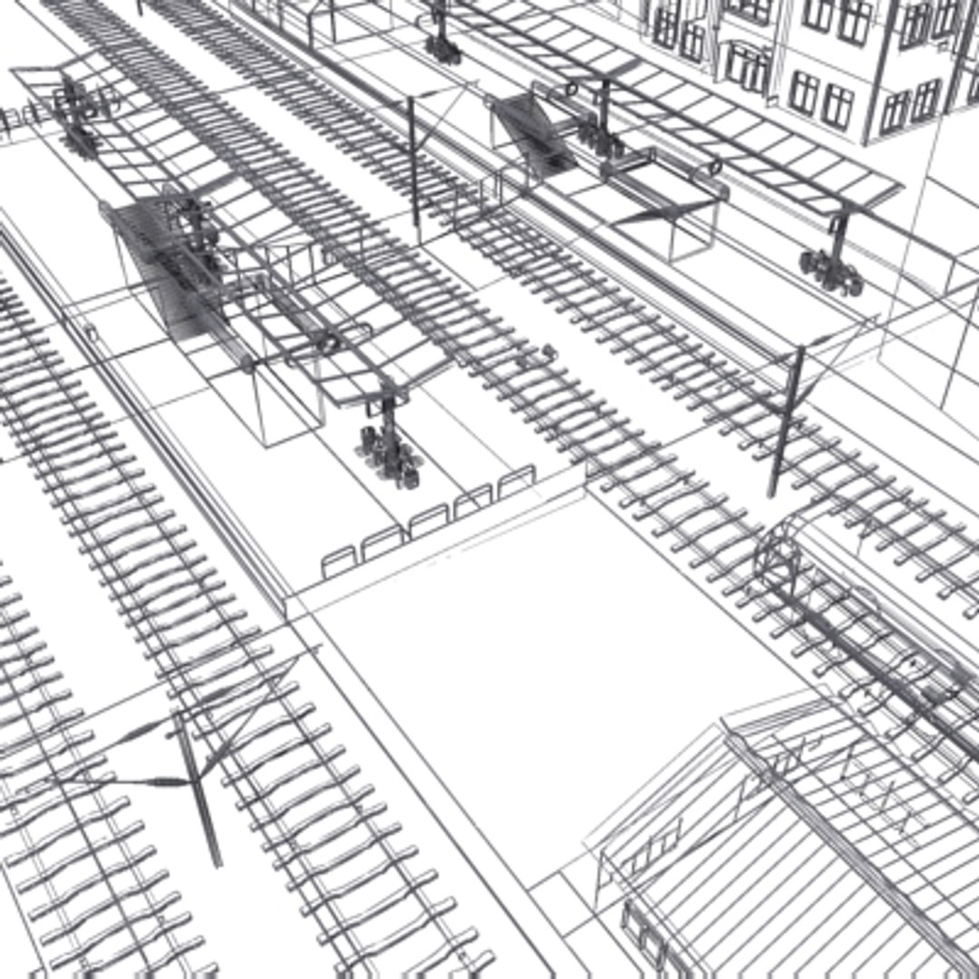 Station Railroad 3d 3ds