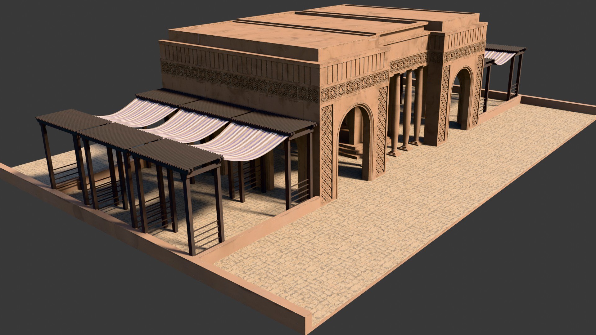 Ancient Arabic Shop 19 3D Model - TurboSquid 2266583