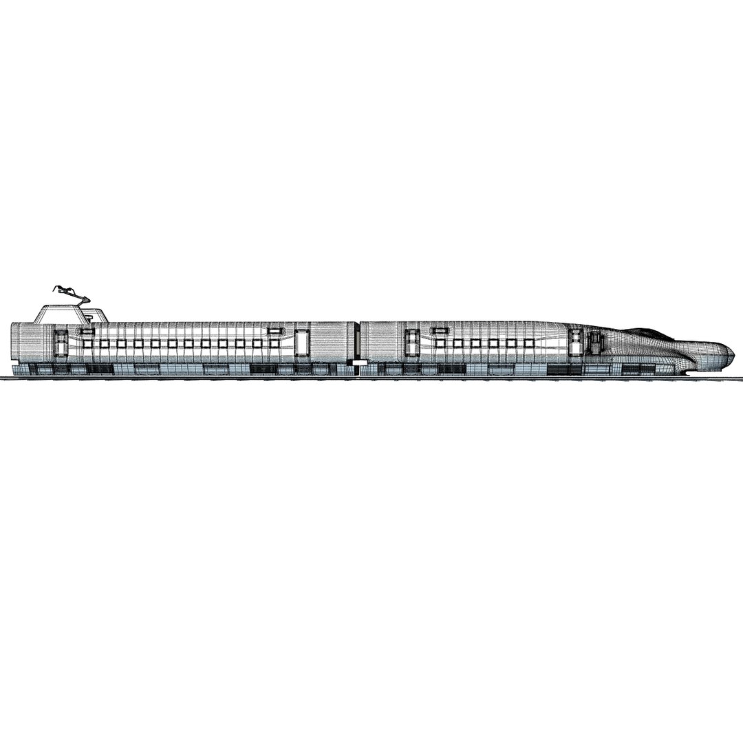 3d Model High-speed Train Shinkansen E5