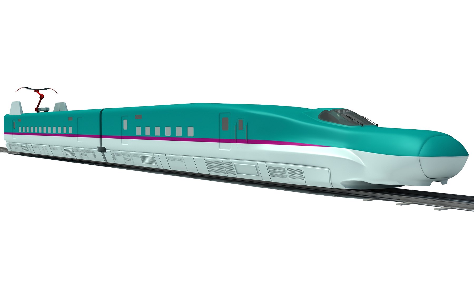 3d Model High-speed Train Shinkansen E5