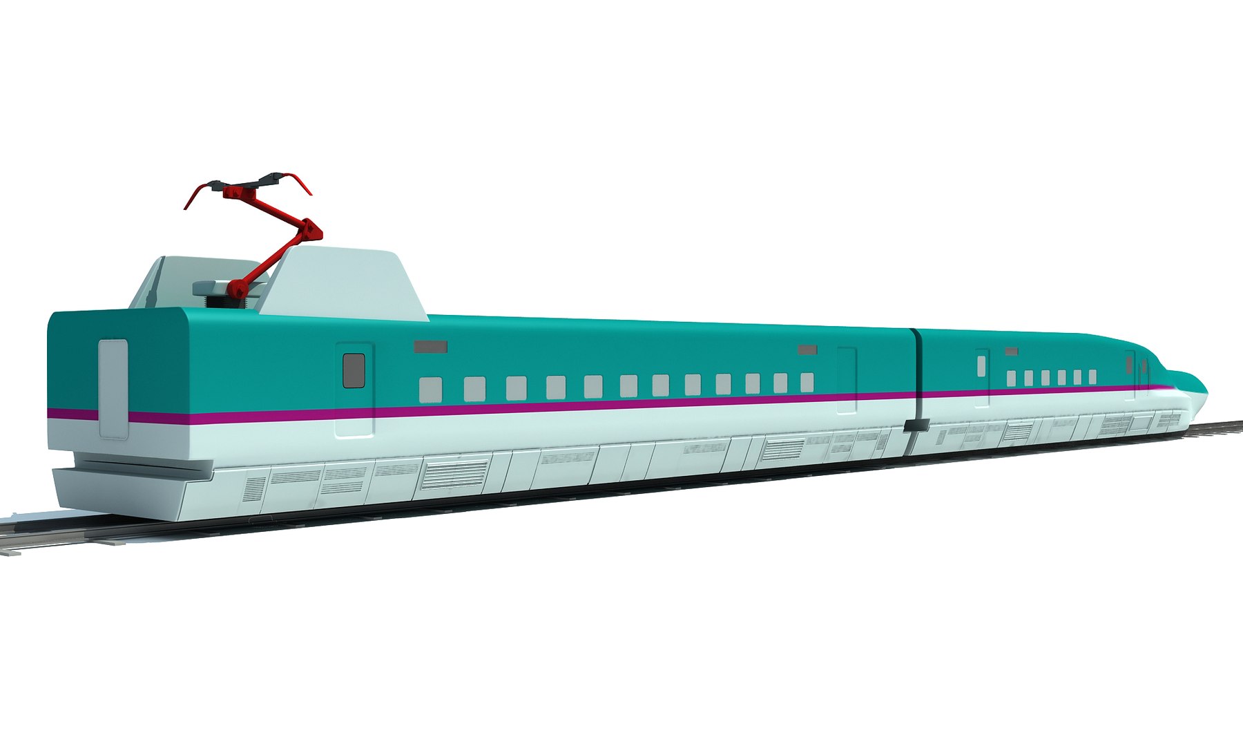3d Model High-speed Train Shinkansen E5