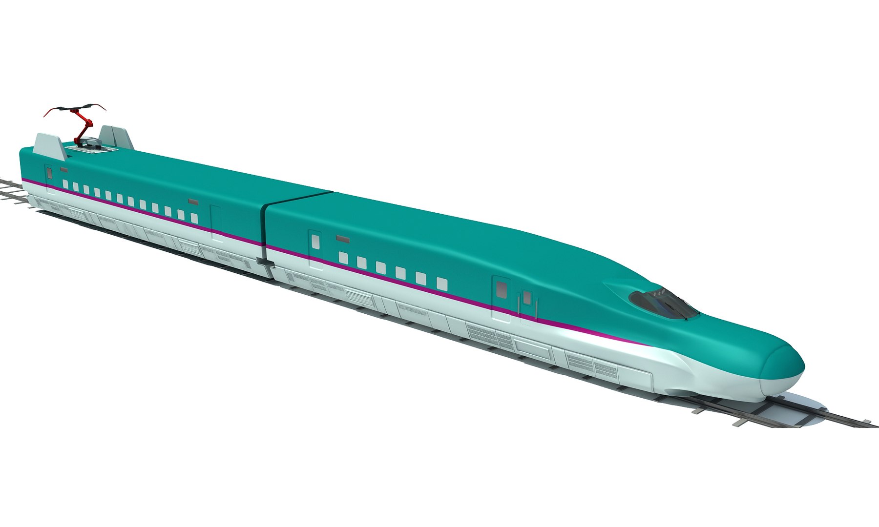 3d Model High-speed Train Shinkansen E5