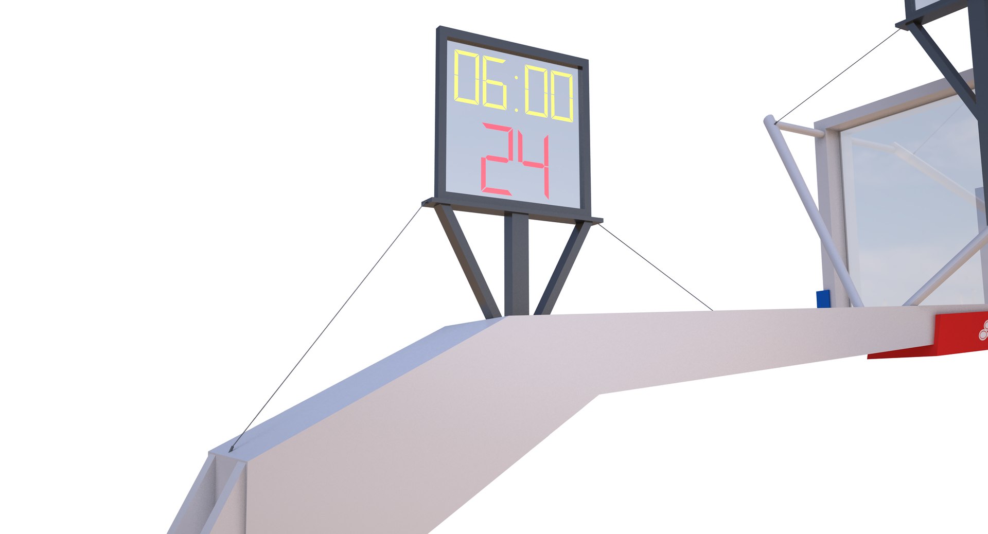 Basketball Backboard Sport 3D - TurboSquid 1299902